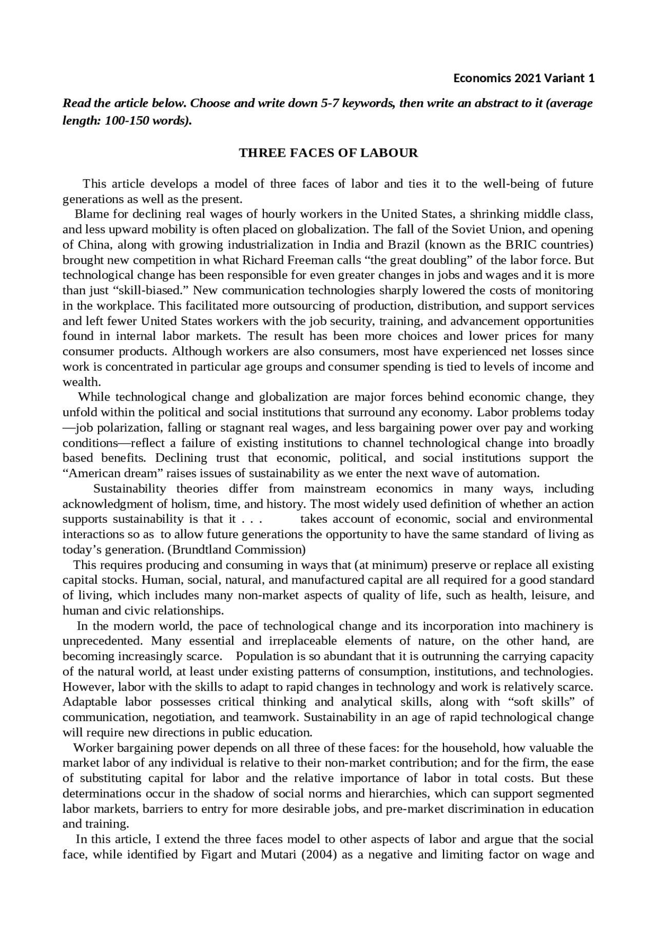 Аннотация. THREE FACES OF LABOUR - Docsity