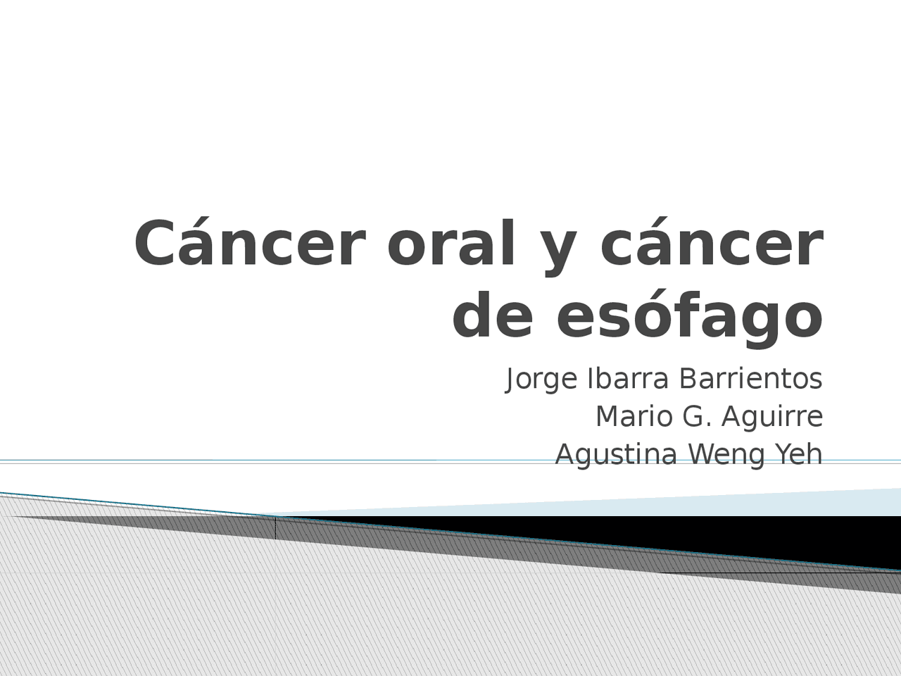 Cáncer De Cavidad Oral Y Esófagopptx Slide Di Scienze Della Salute