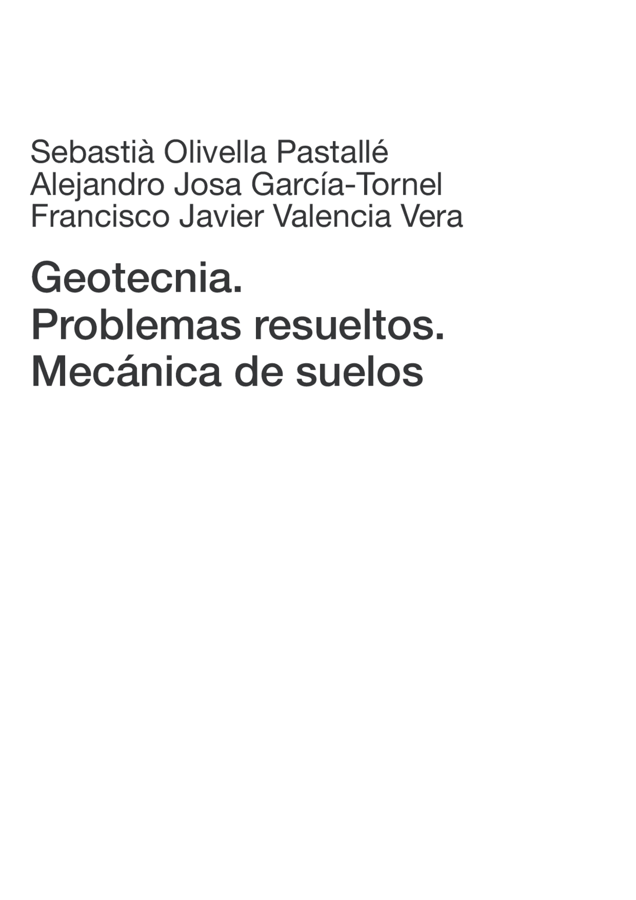 Geotecnia. Problemas resueltos. Mecánica de suelos - Docsity