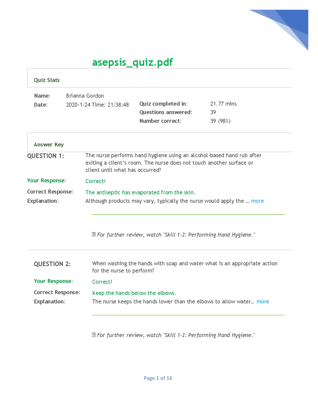 Asepsis_quiz.pdf - Docsity