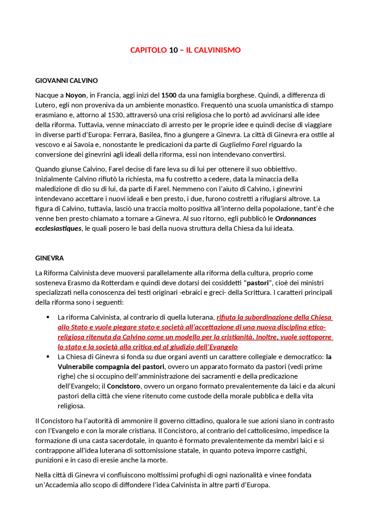 Riassunto Capitolo 10 Di Manuale Di Storia Moderna Docsity