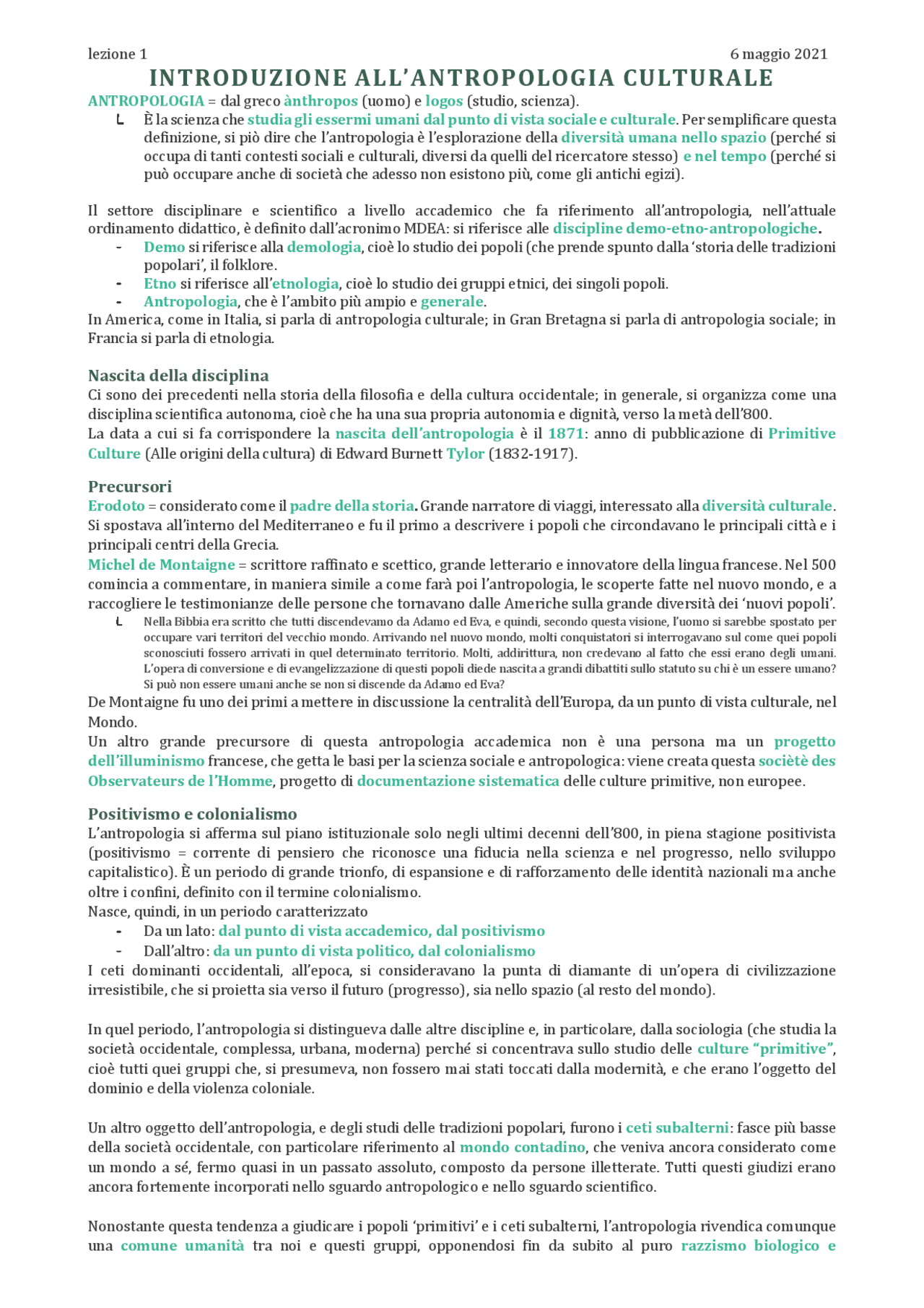 Lezione 1 Introduzione Docsity