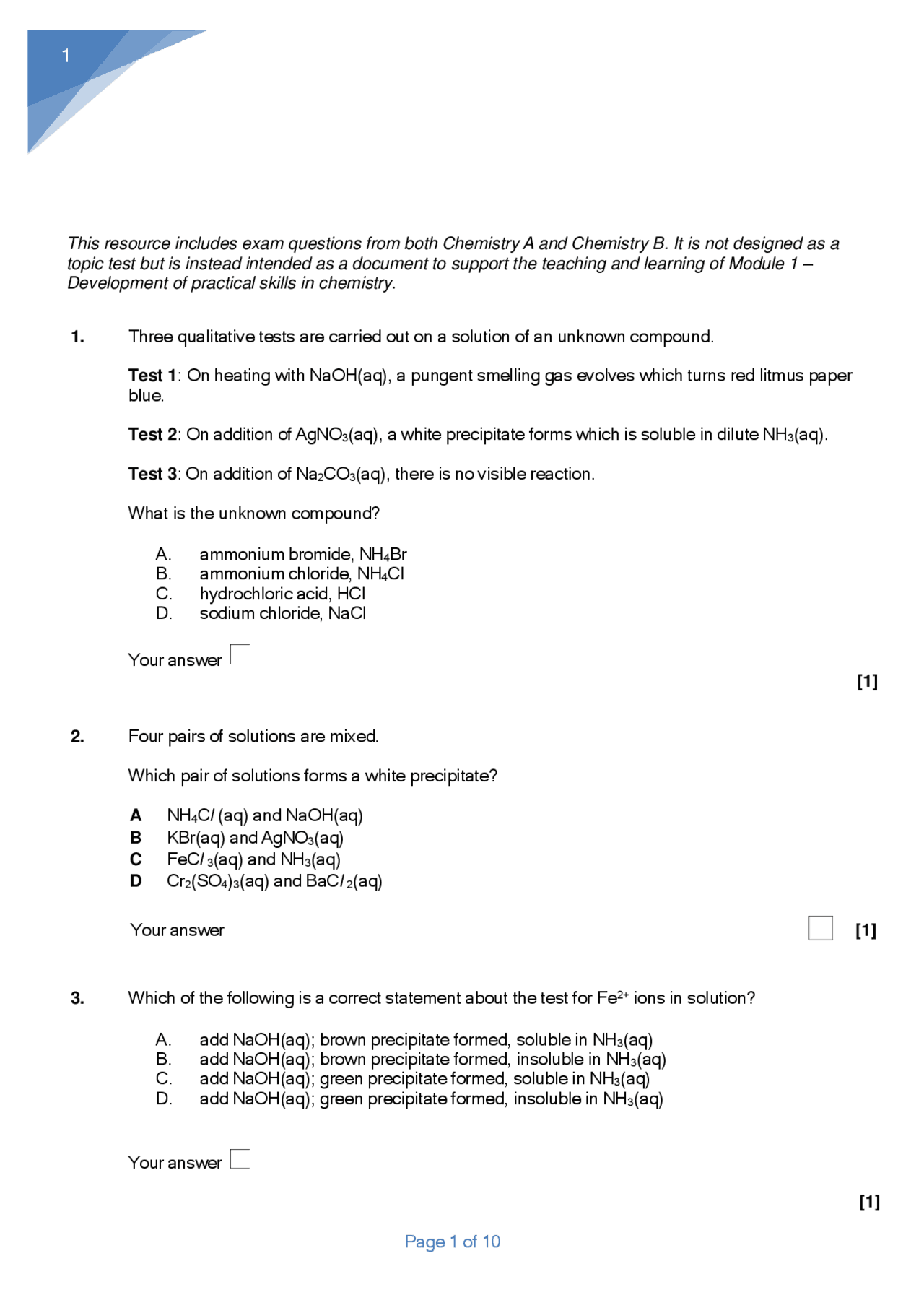 OCR A Level Chemistry A H432 Chemistry B H433 pdf Docsity ocr-a-level-chemistry-a-h432-chemistry-b-h433-pdf-docsity