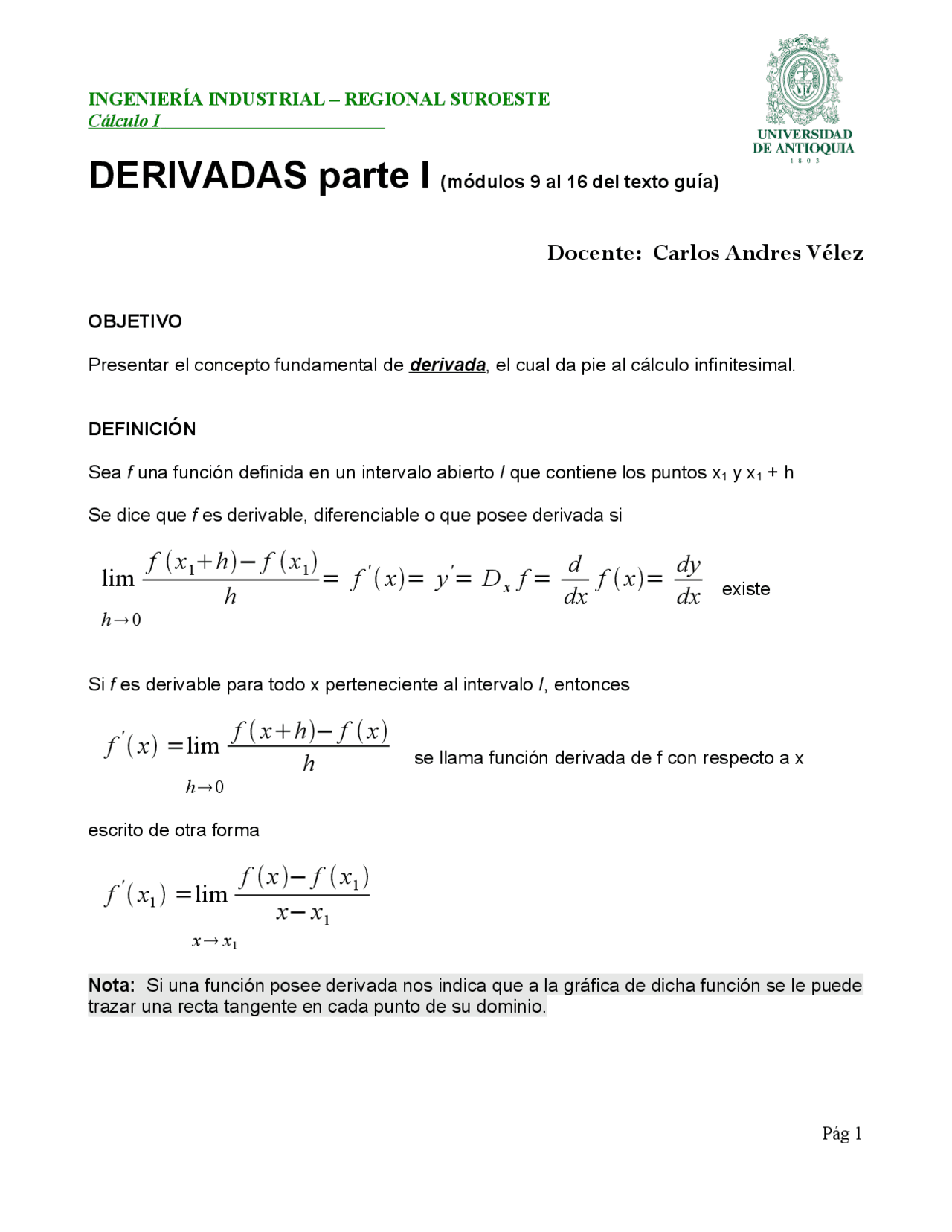 Derivadas1_100001111 - Docsity