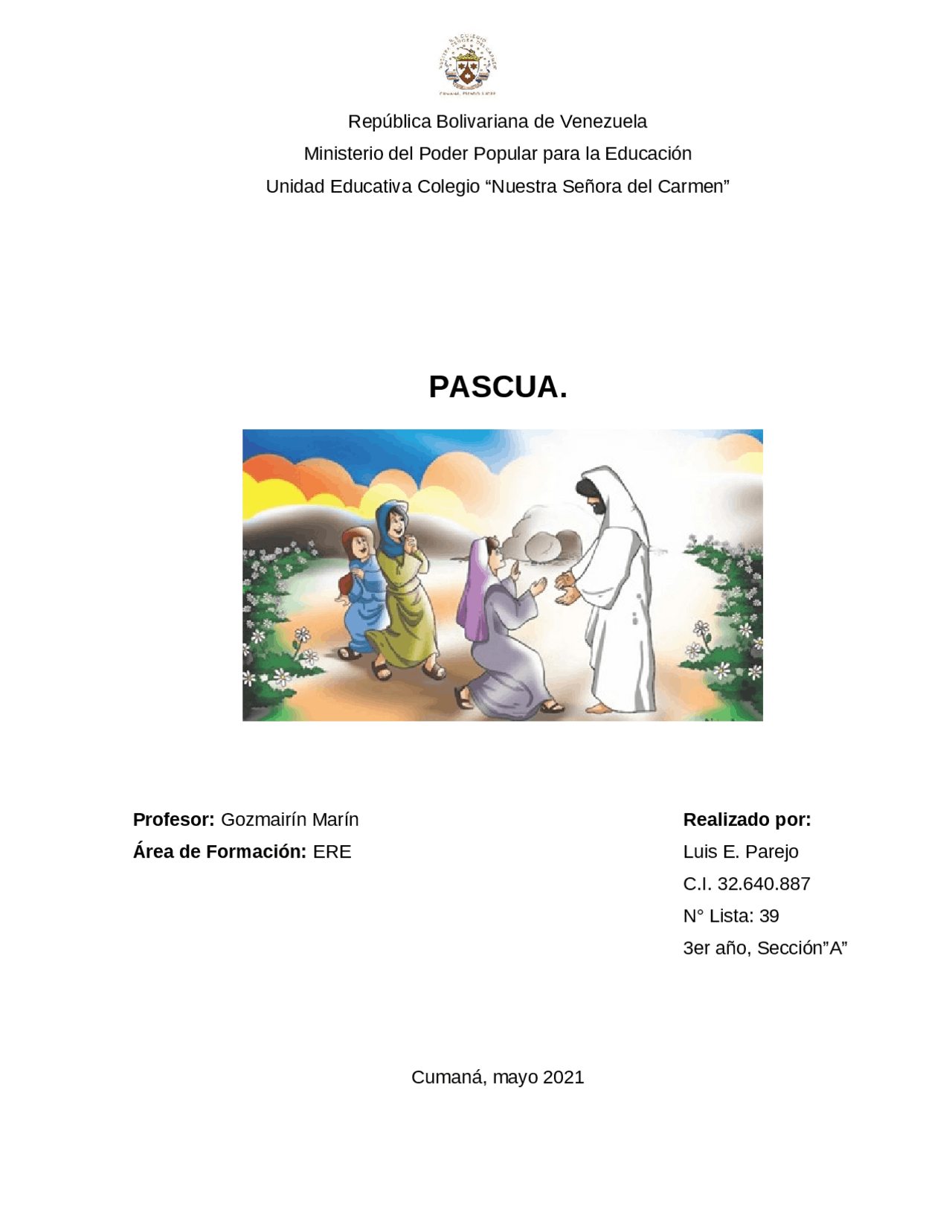 La pascua en todo el mundo - Docsity