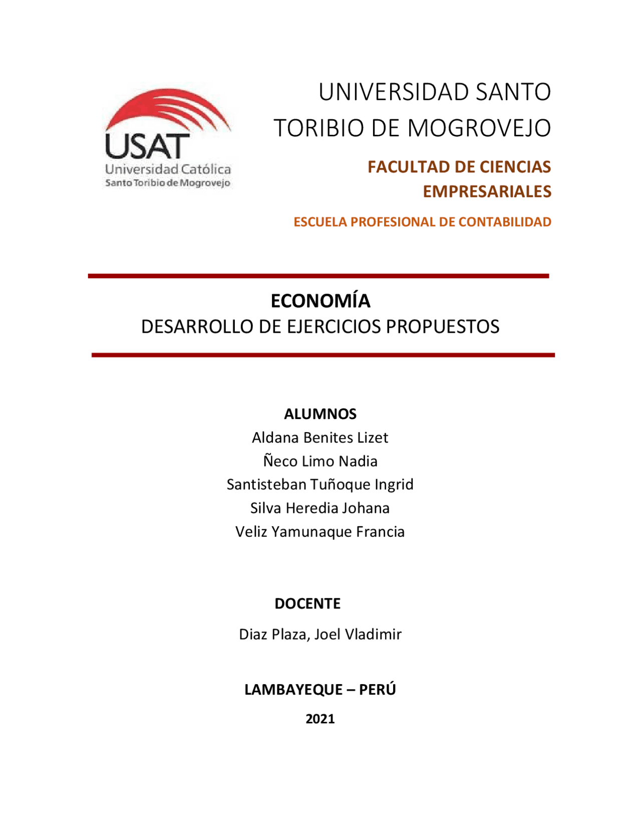 Ejercicios De EconomÍa Docsity