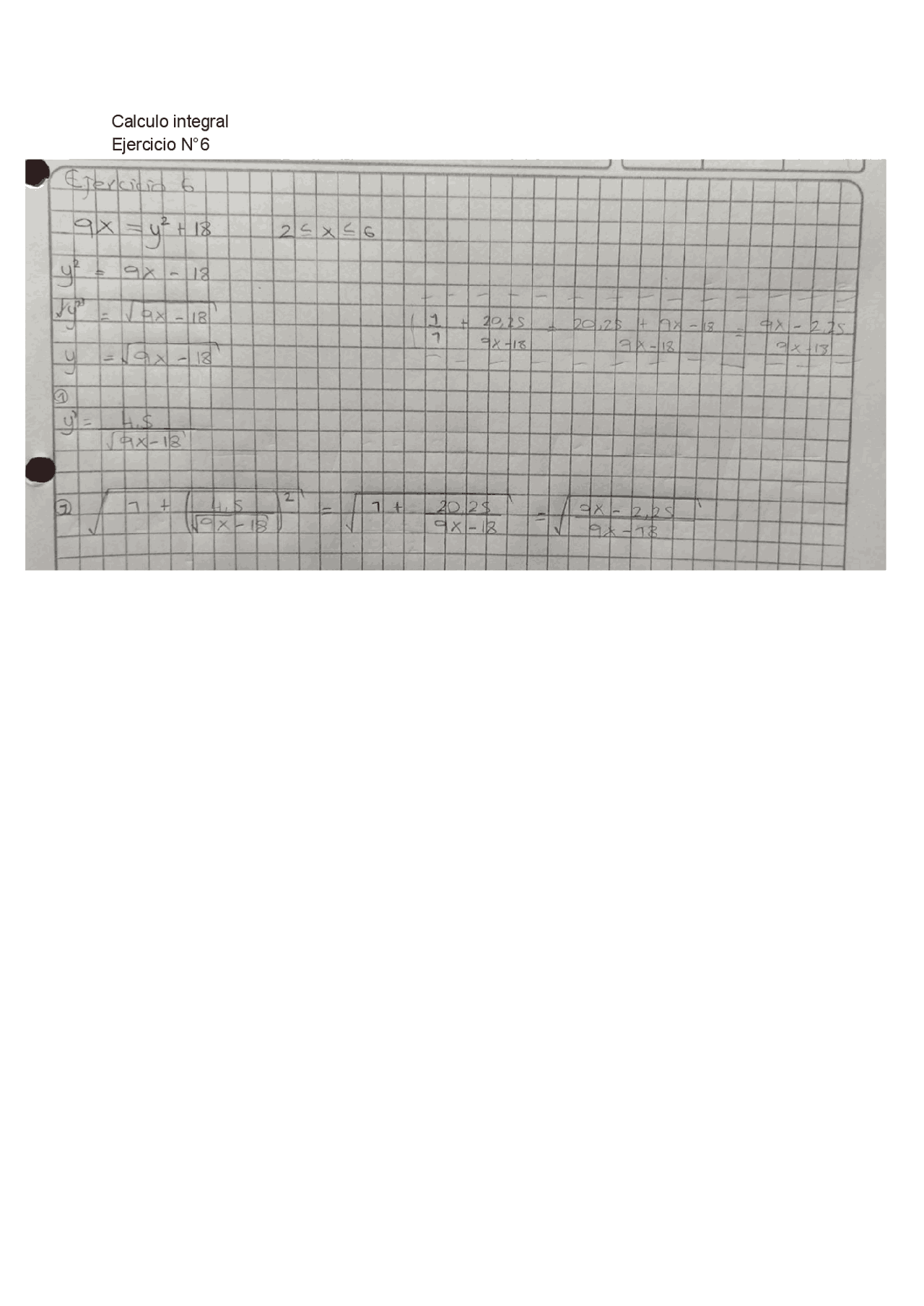 Ejercicios Calculo Integral Docsity