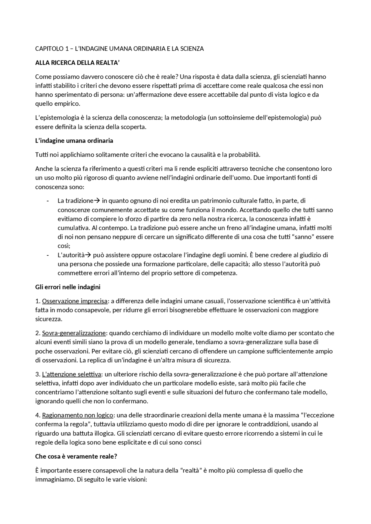 Riassunto Del Libro Ricerca Sociale Docsity
