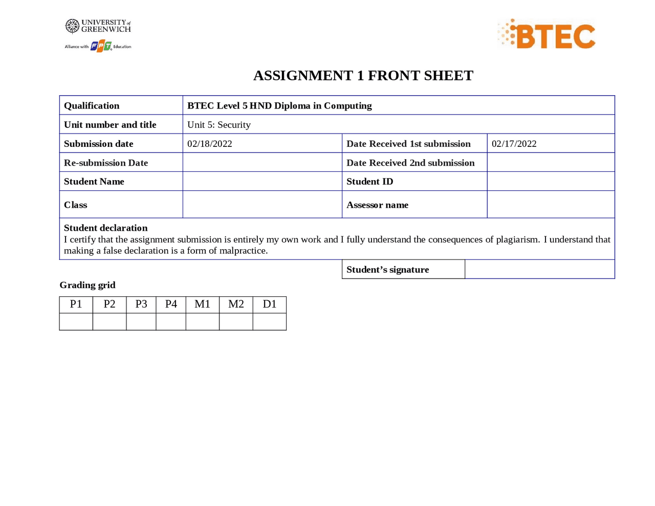 Assignment Assignemt1 Security Exercises Network Security Docsity