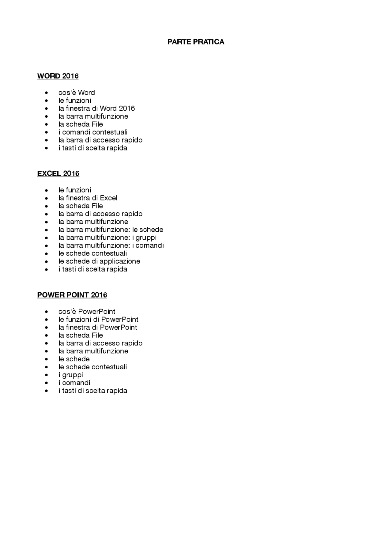 Introduzione alle applicazioni Microsoft Office 2016: Word, Excel, PowerPoint | Schemes and Mind ...