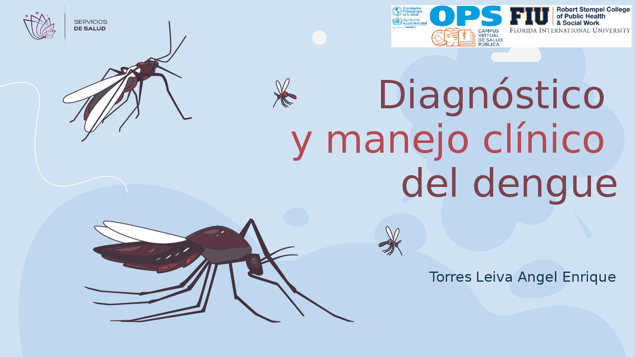 Dengue: diagnóstico, manejo clínico y manifestaciones clínicas | Diapositivas de Ginecología ...