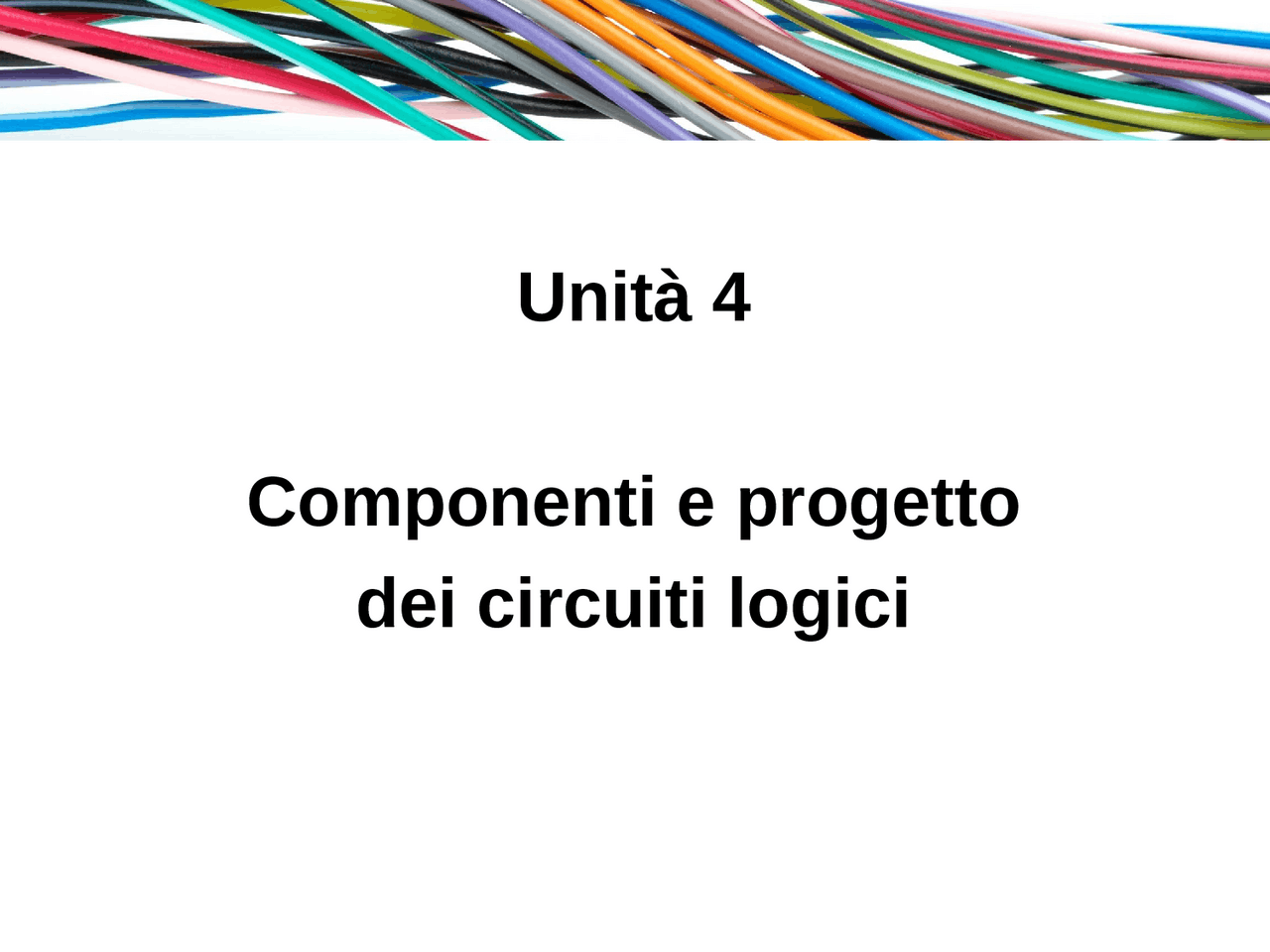 Componenti E Progetto Dei Circuiti Logici Docsity