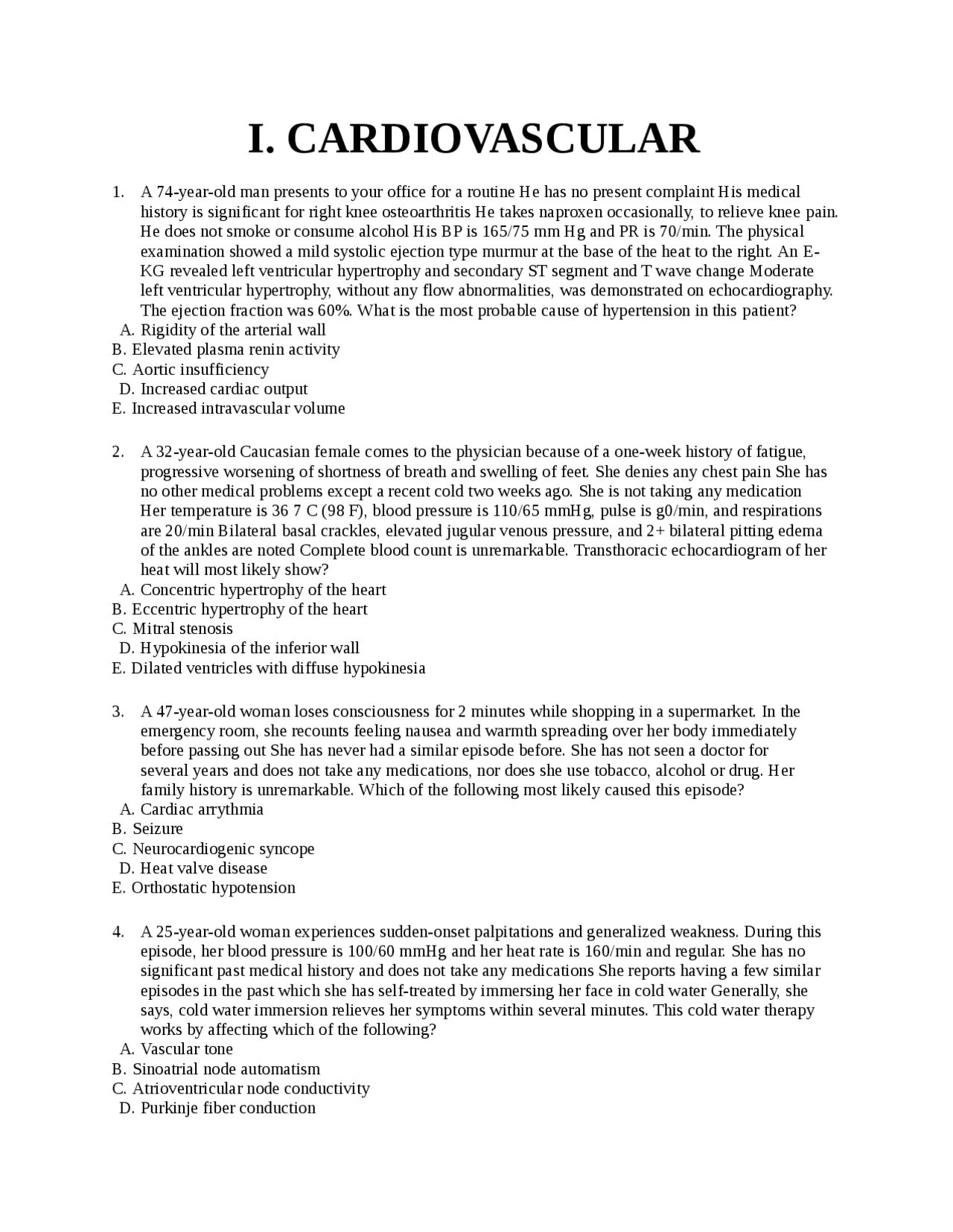 Bio 202 1 Cardiologybio 202 1 Cardiology Docsity