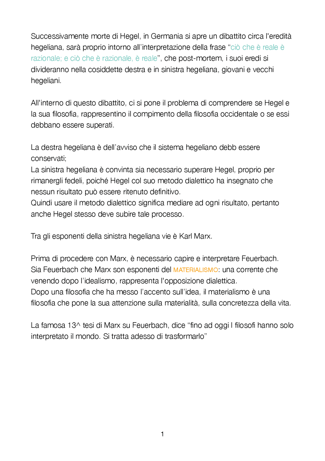 KARL MARX: alienazione, materialismo storico, teoria della merce ...