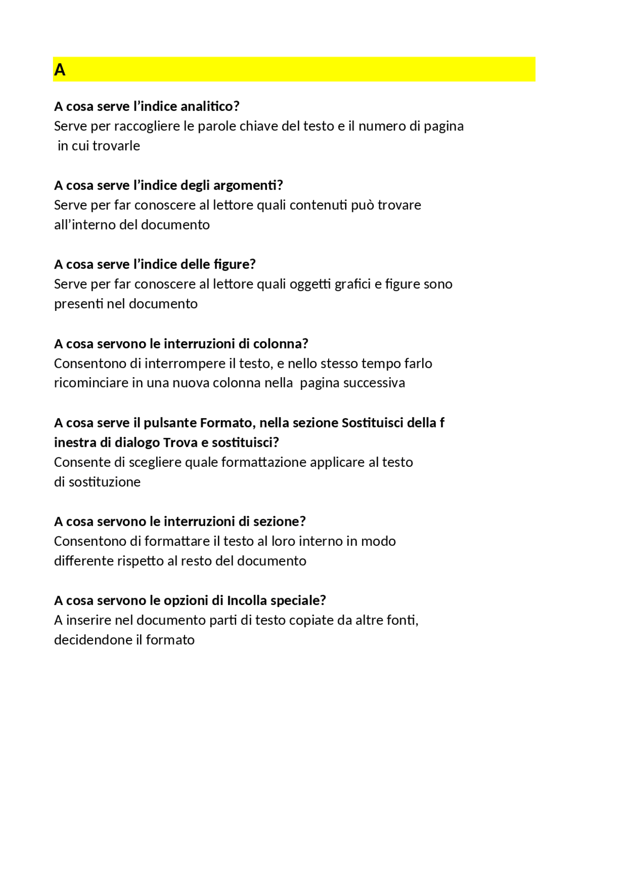 EIPASS PROGRESSIVE MODULO 1 - Docsity