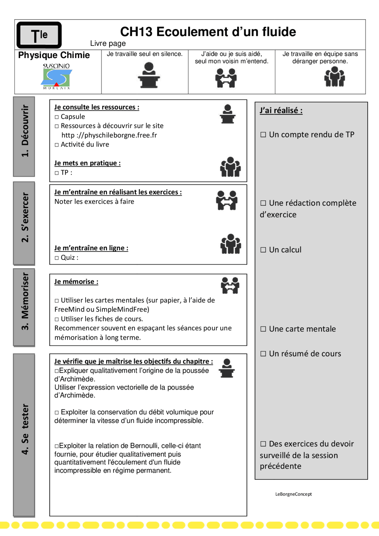 CH13 Ecoulement d'un fluide | Lectures Physique | Docsity