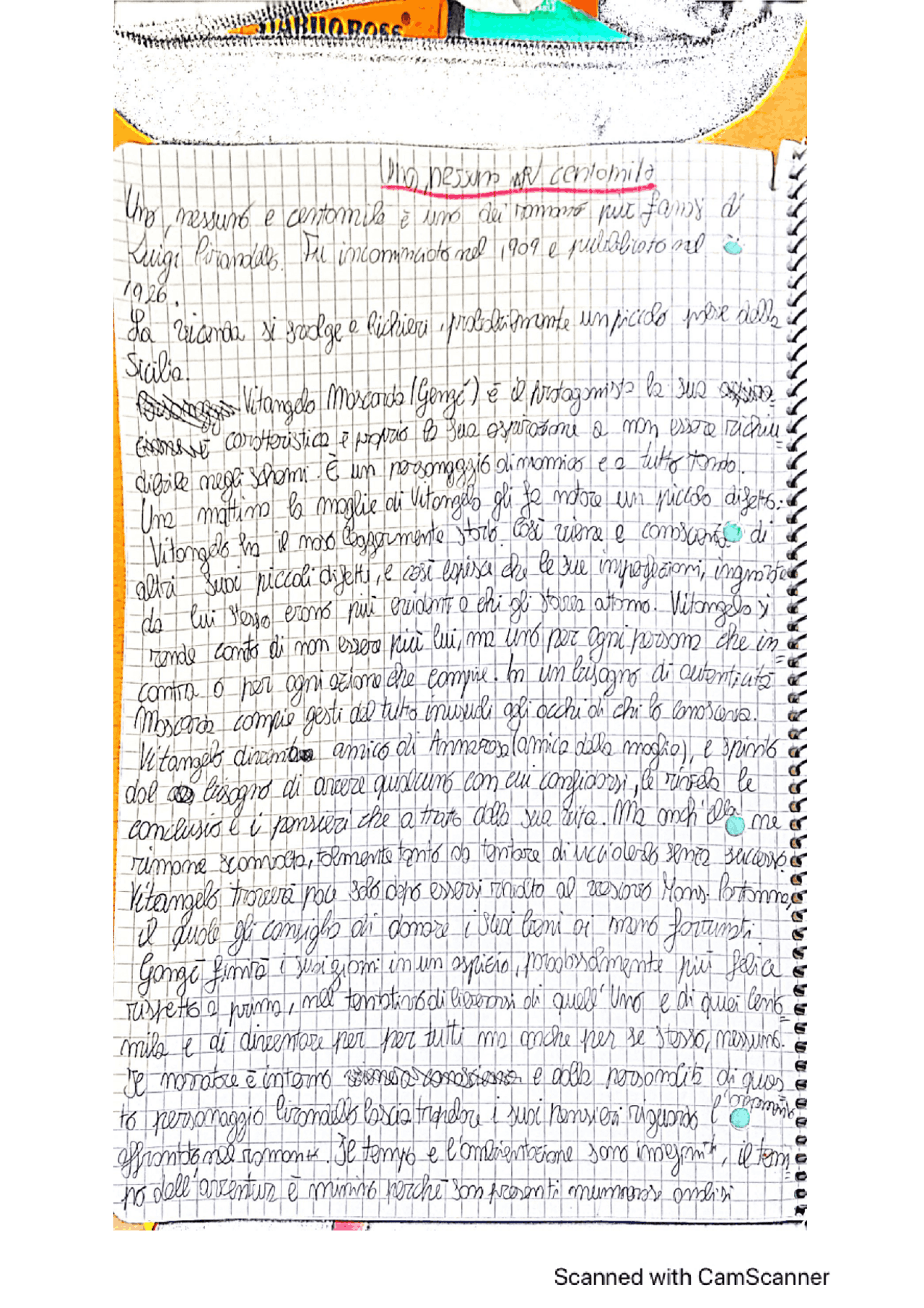 Unonessuno E Centomila Docsity