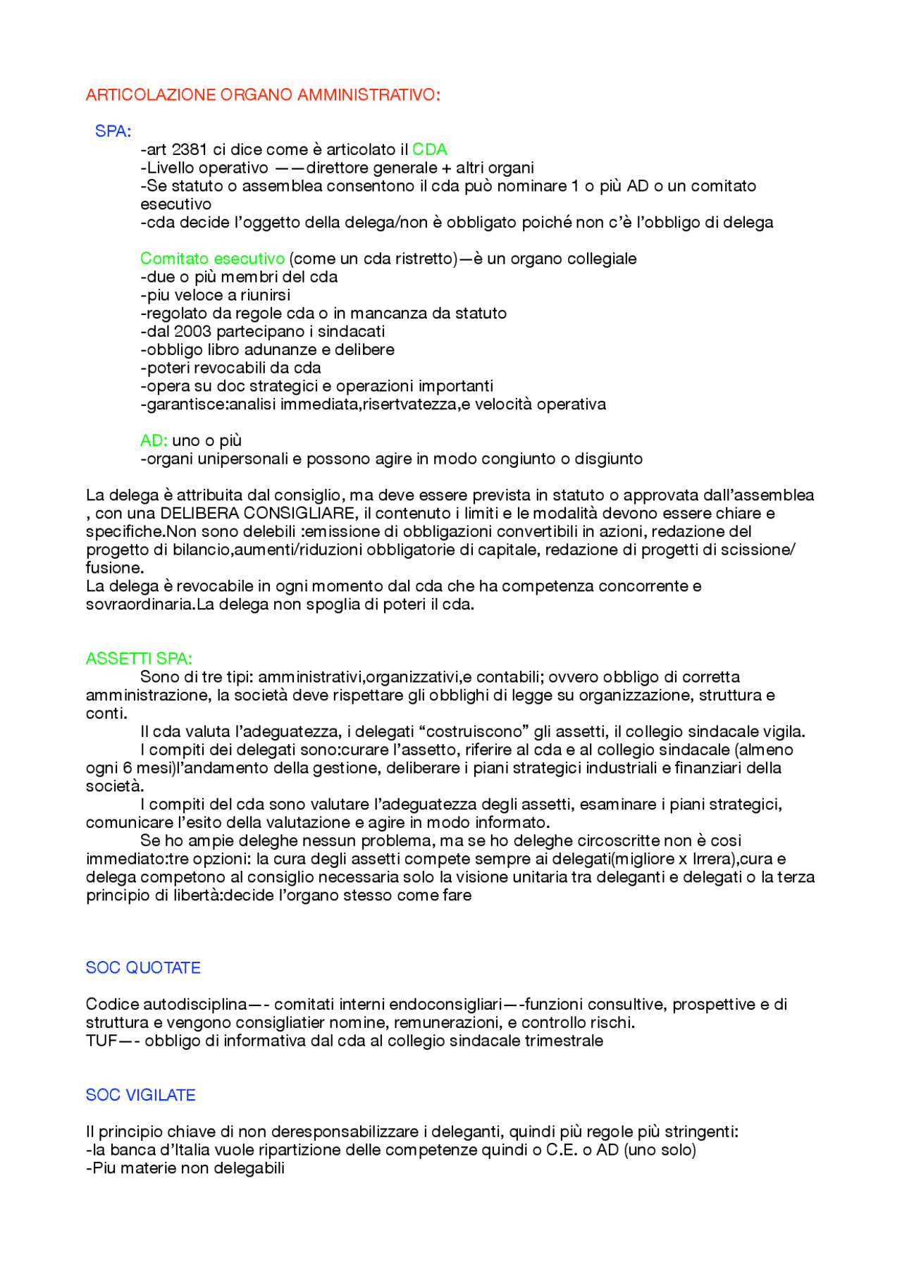 Riassunto Slides Irerra Unito Diritto Comm 2 Docsity