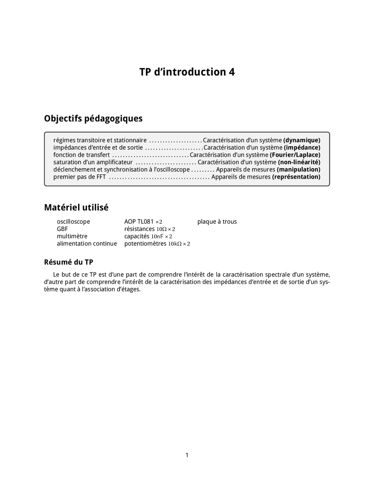 TP d'introduction 4 - Docsity