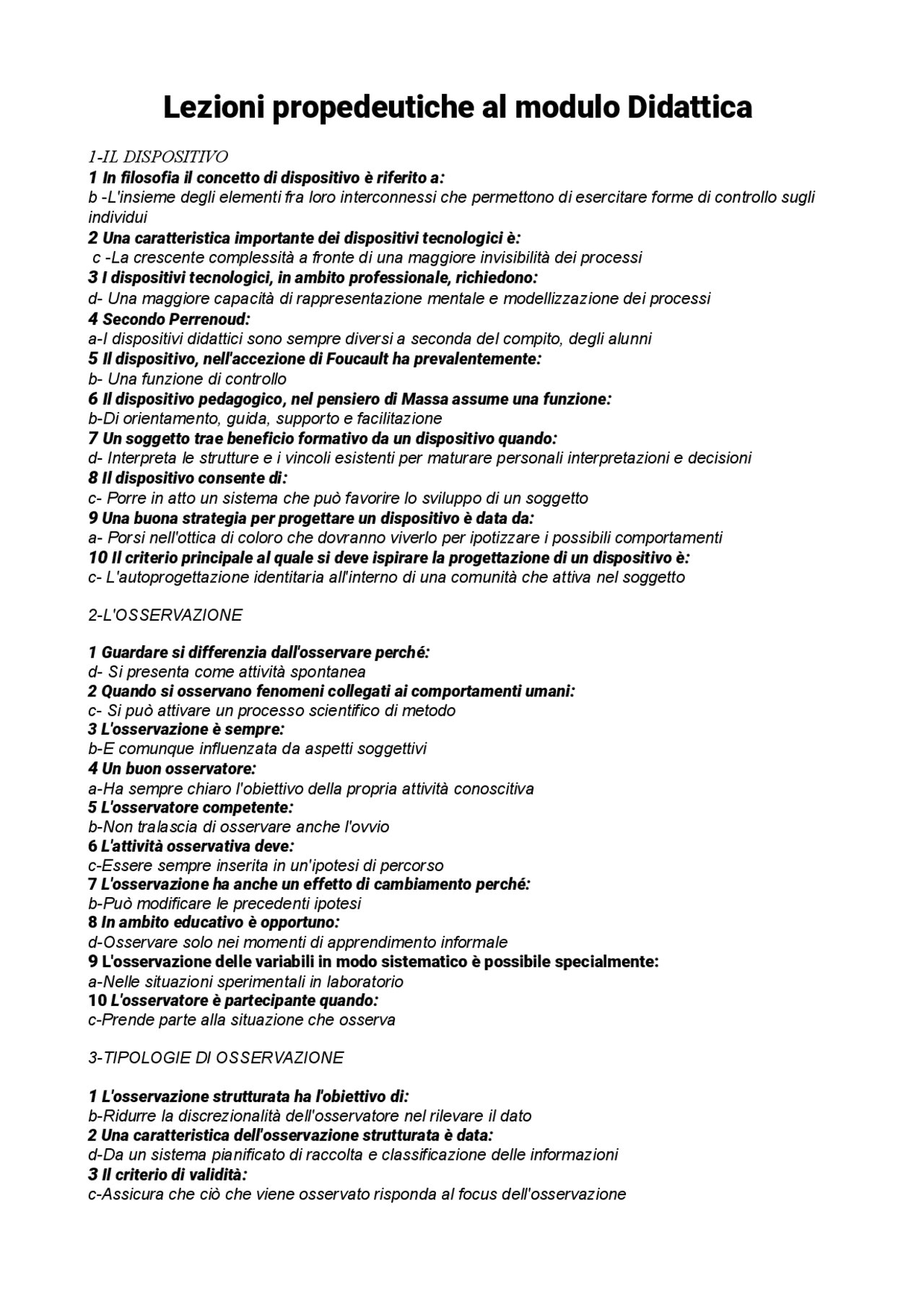 Didattica Progettazione E Valutazione Docsity