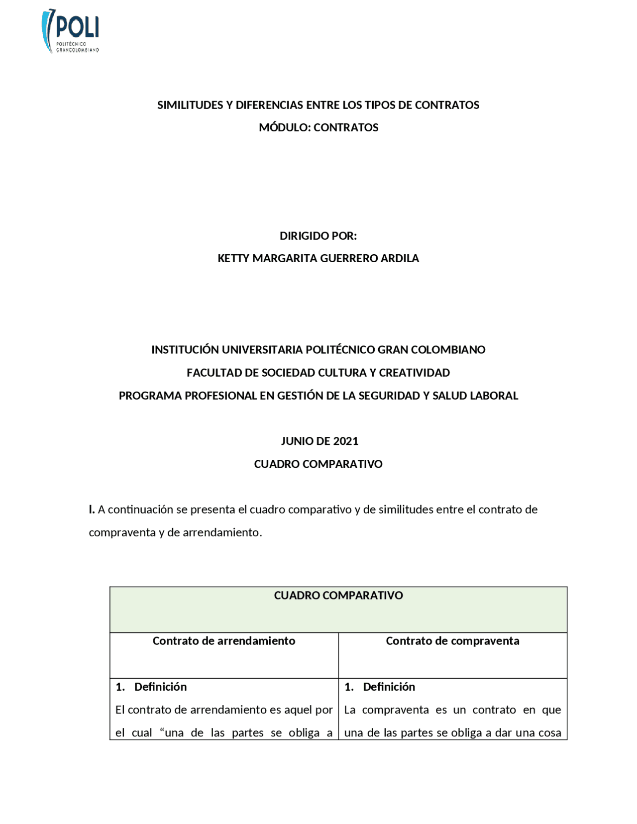 Entrega final modulo contratos universidad politecnico gran colombiano periodo 2020 - Docsity