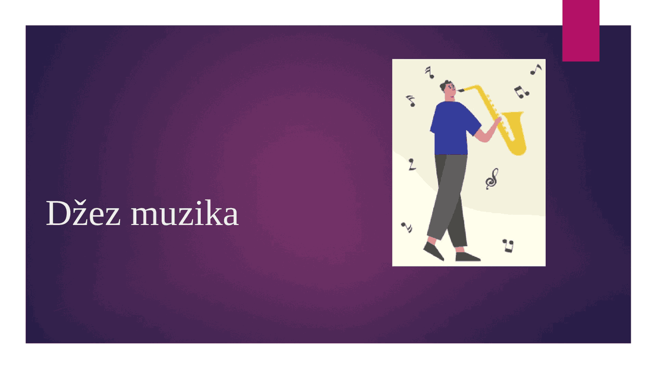 Dzez muzika vezana za muzicku umetnost | Slajdovi' predlog Muzička ...