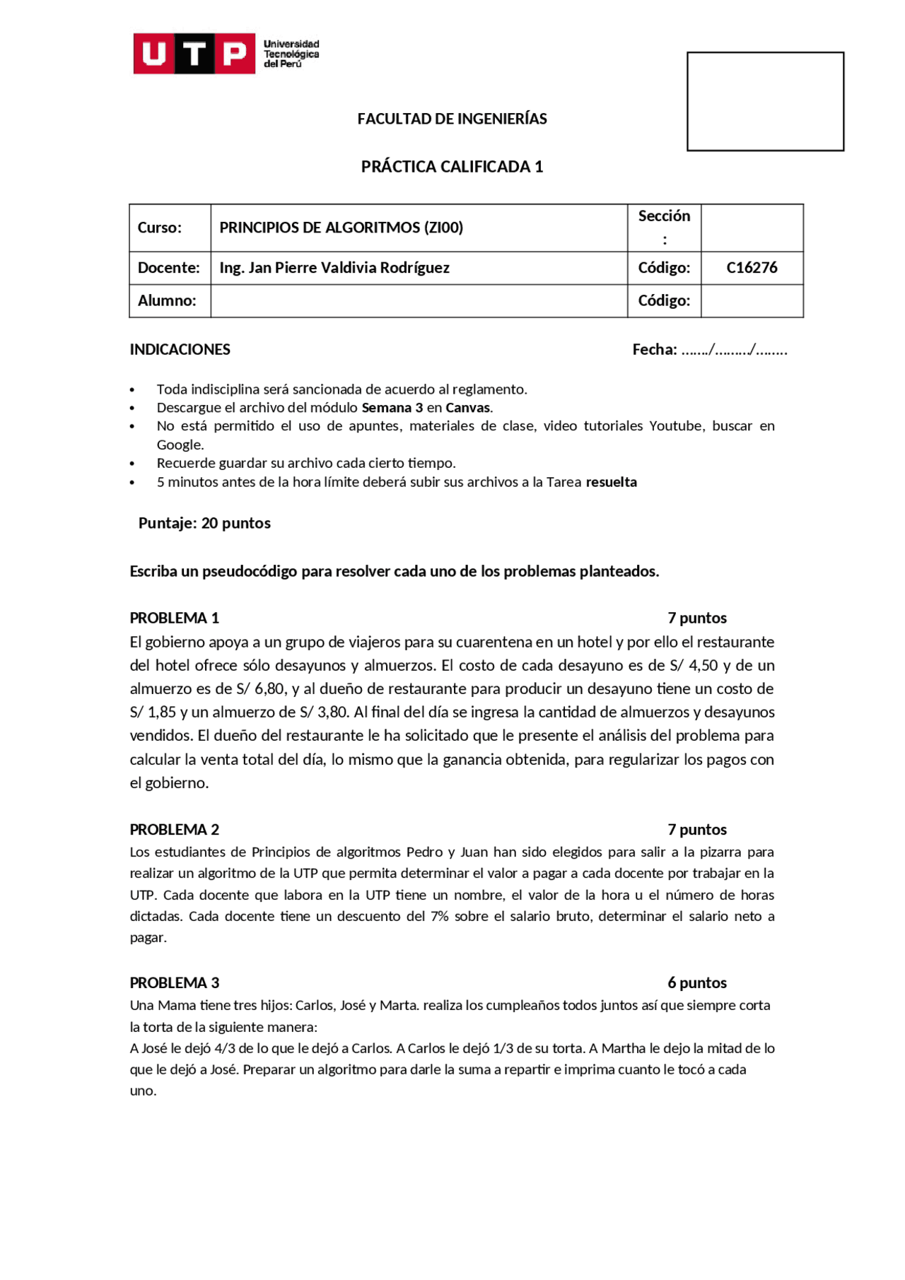 Principios De Algoritmos Docsity