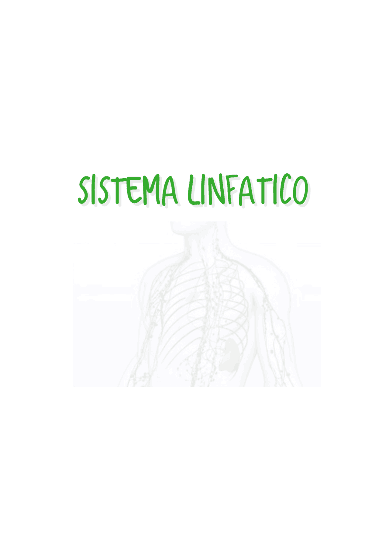 Sistema Linfatico Anatomia I Schemi E Mappe Concettuali Di Anatomia
