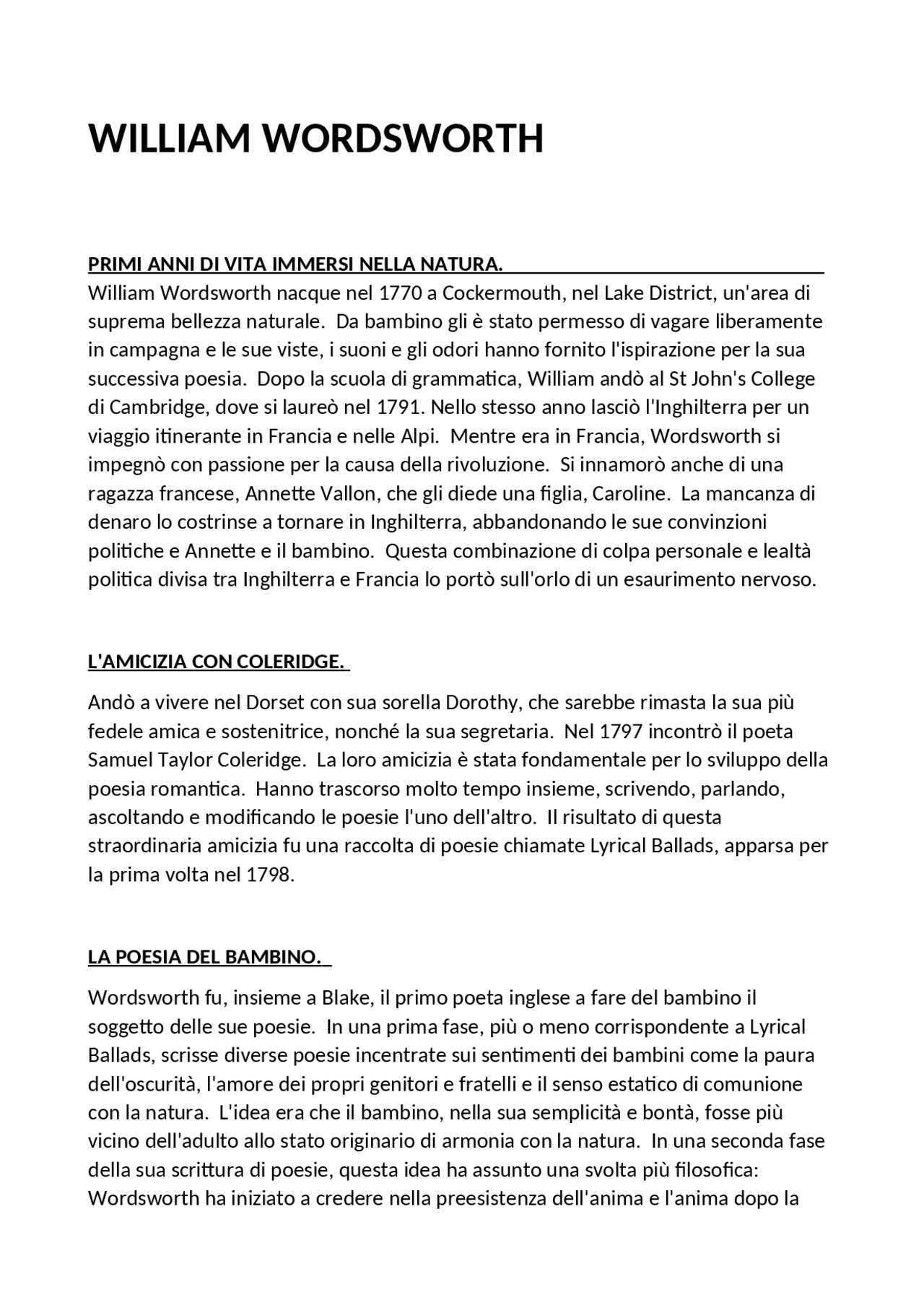 Mappe Di Inglese Di Vari Argomenti Docsity