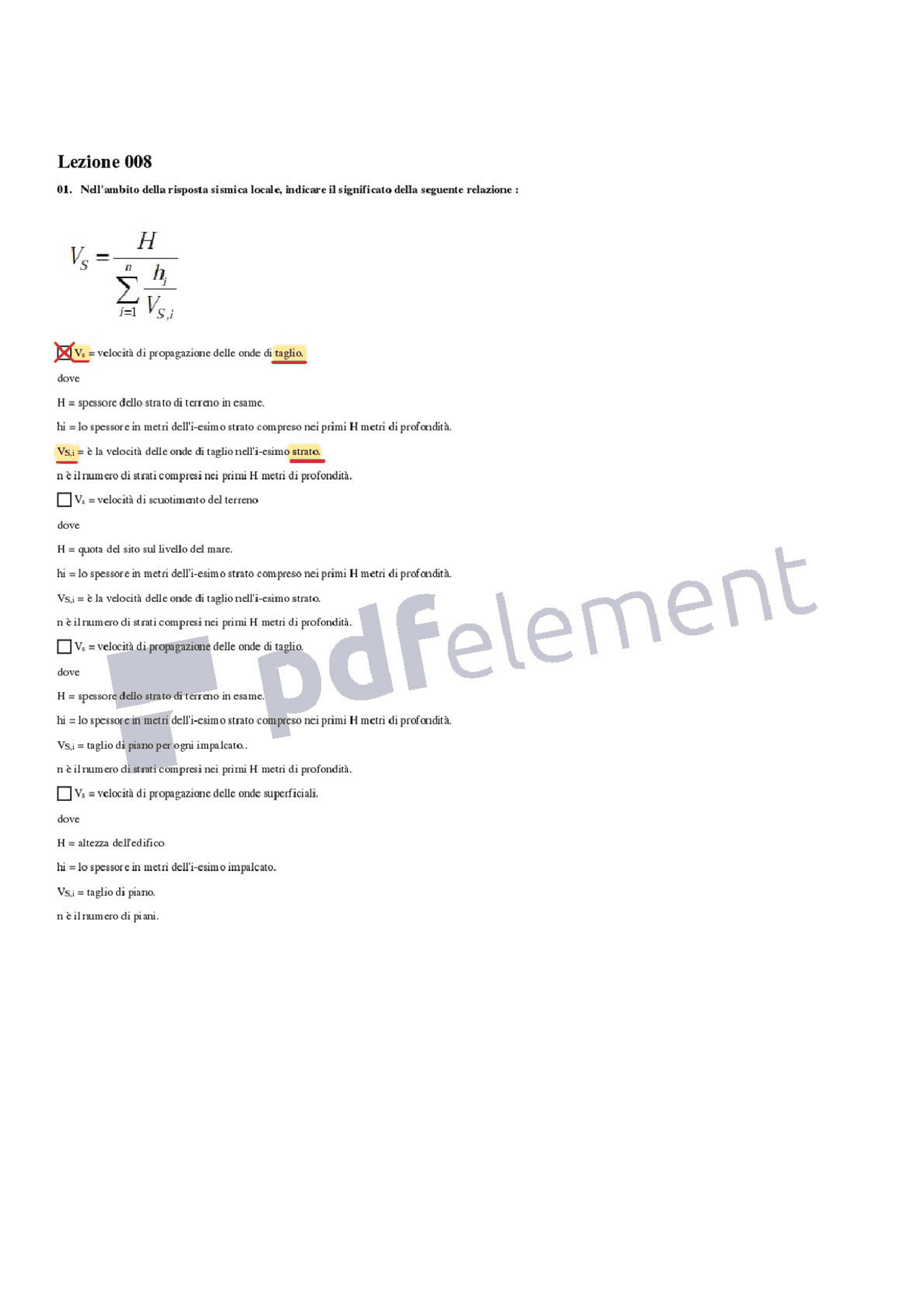 Paniere Ecampus 2022 Complementi di progetto di strutture prof. Comodini Ingegneria civile ...