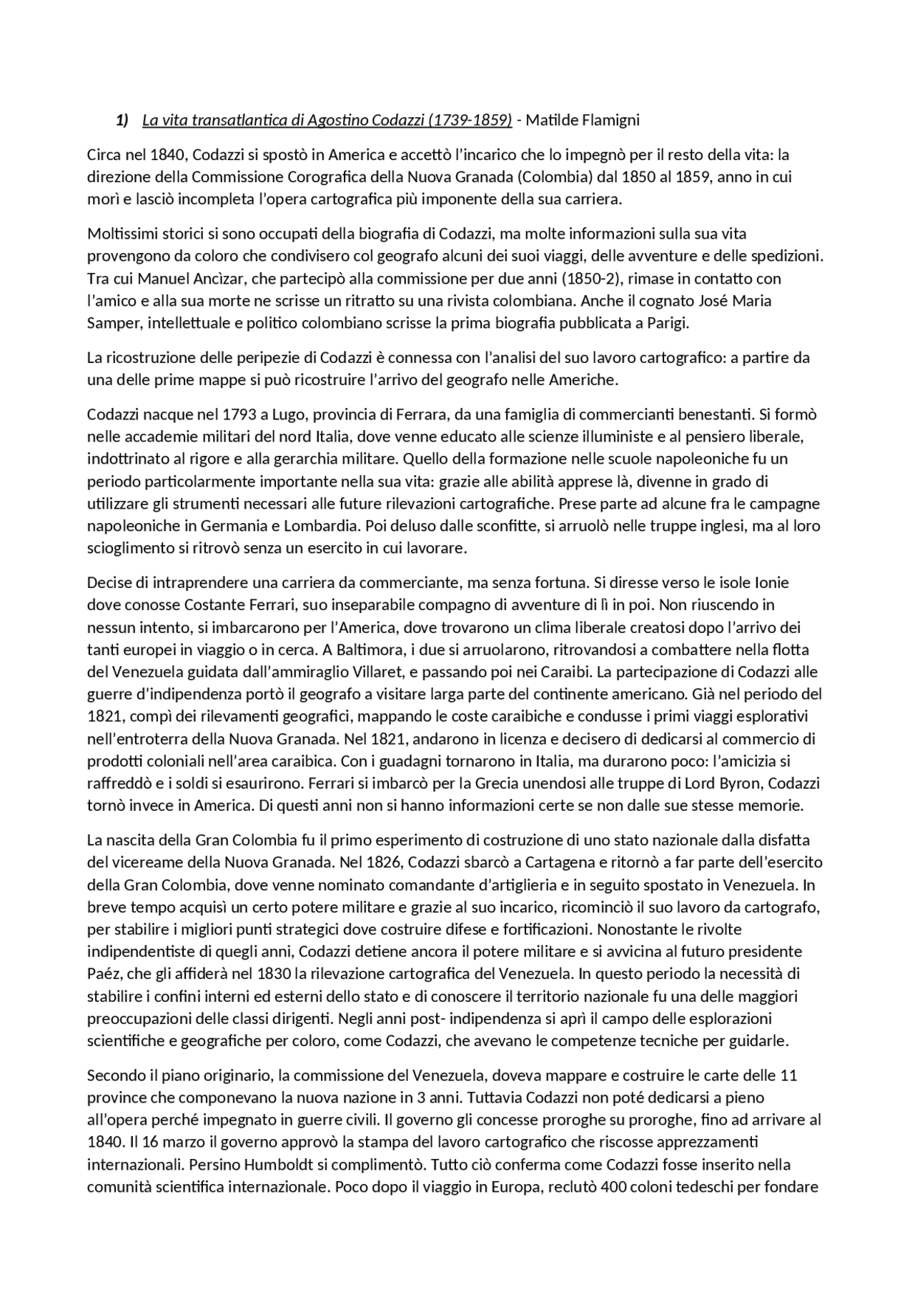 Geografia, razza e territorio: Agostino Codazzi e la commissione ...
