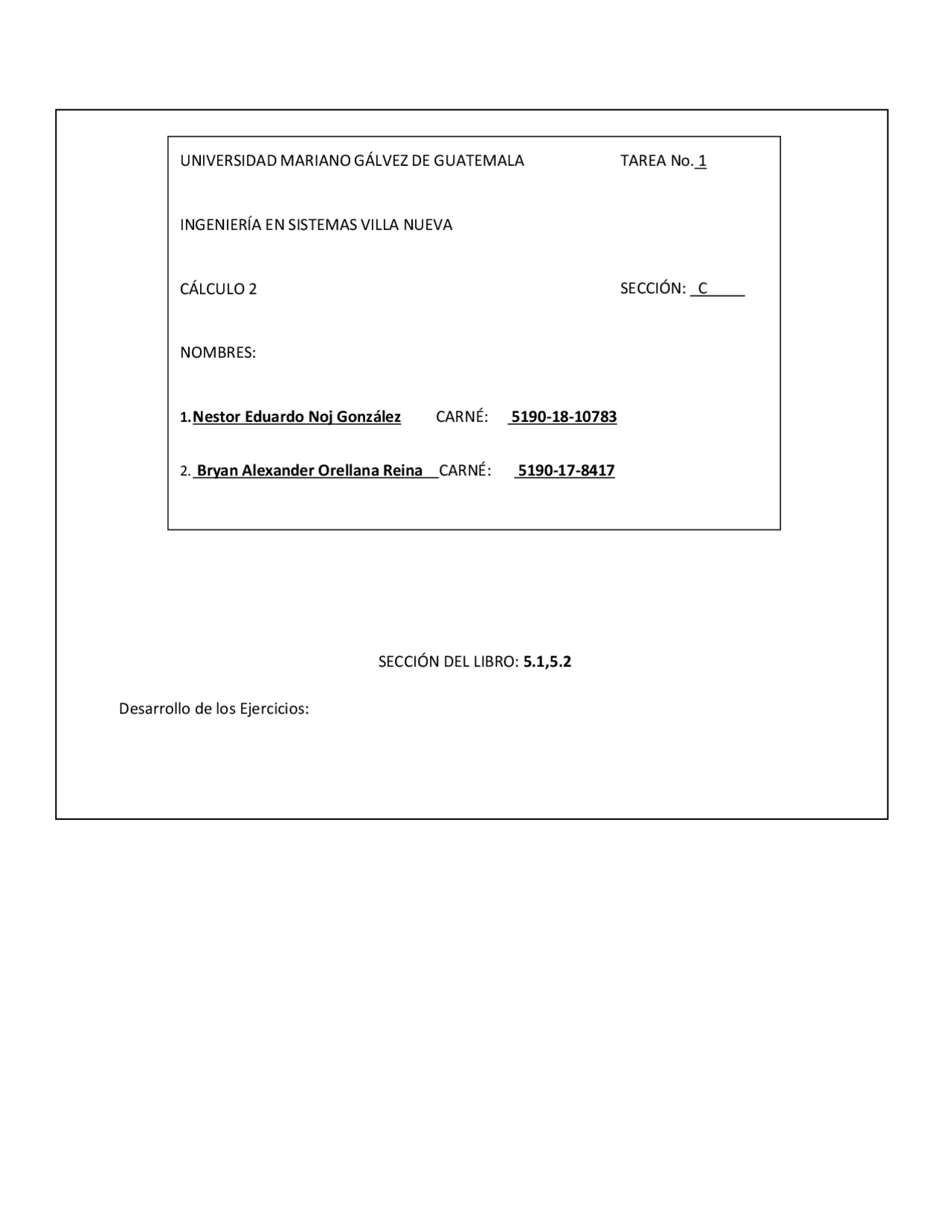 Ejercicios Calculo Ii Docsity