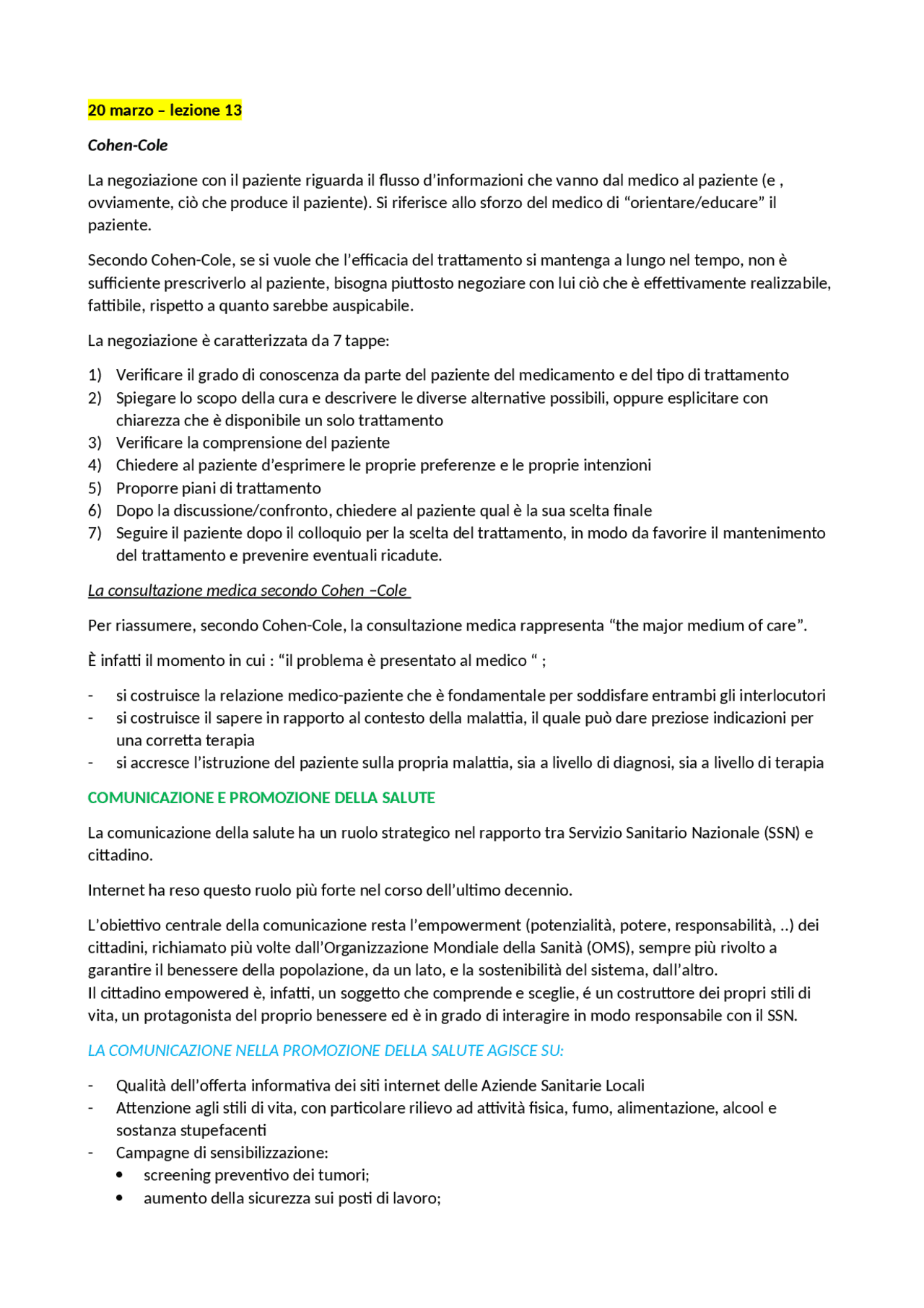 Appunti Di Psicologia Della Comunicazione Parte 2 Docsity