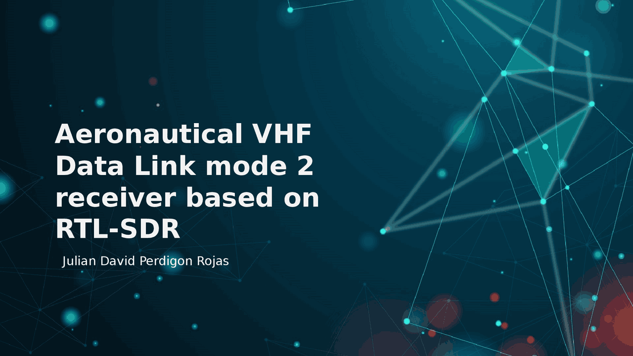 Aeronautical VHF Data Link mode 2 receiver based - Docsity