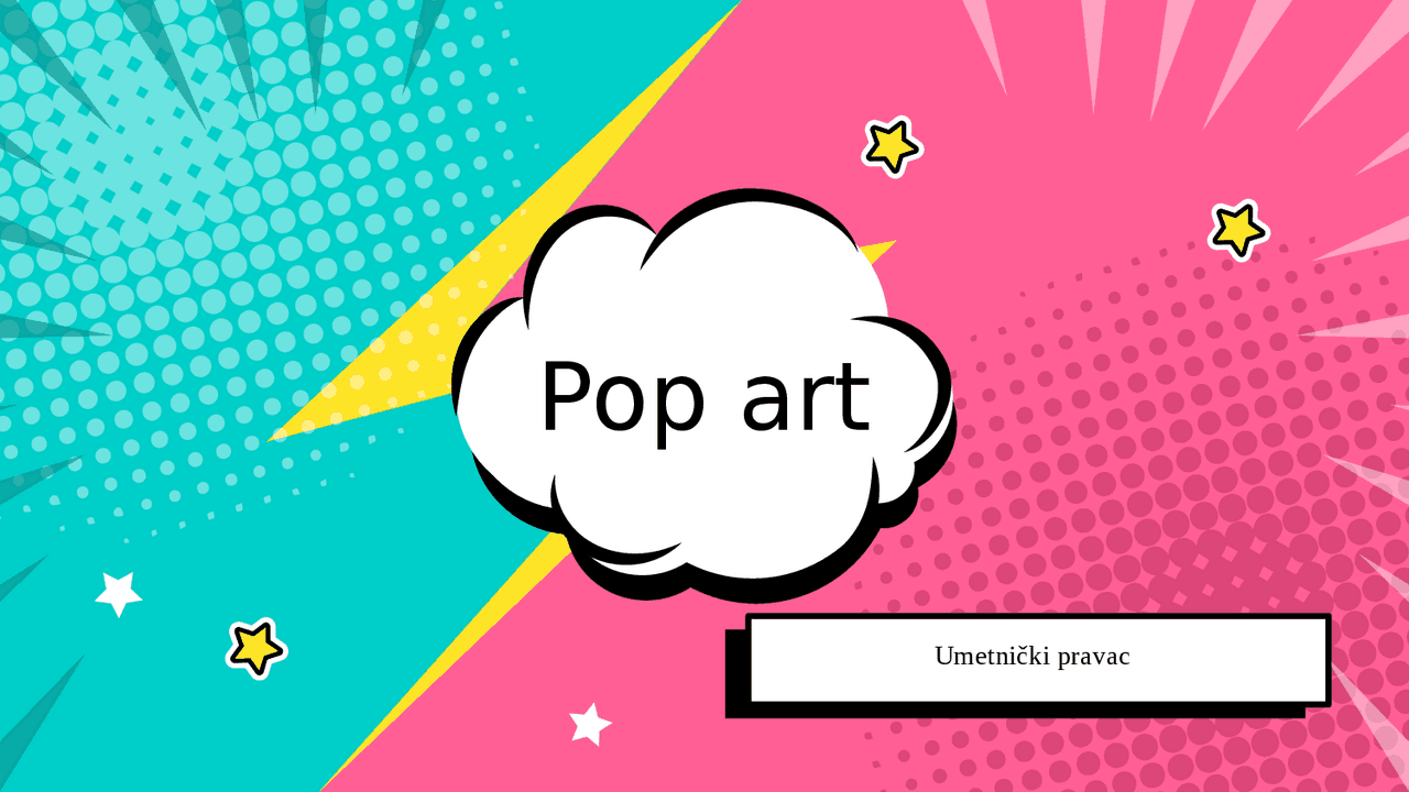 Prezentacija POP ART | Beleške' predlog Likovna umetnost i kultura ...