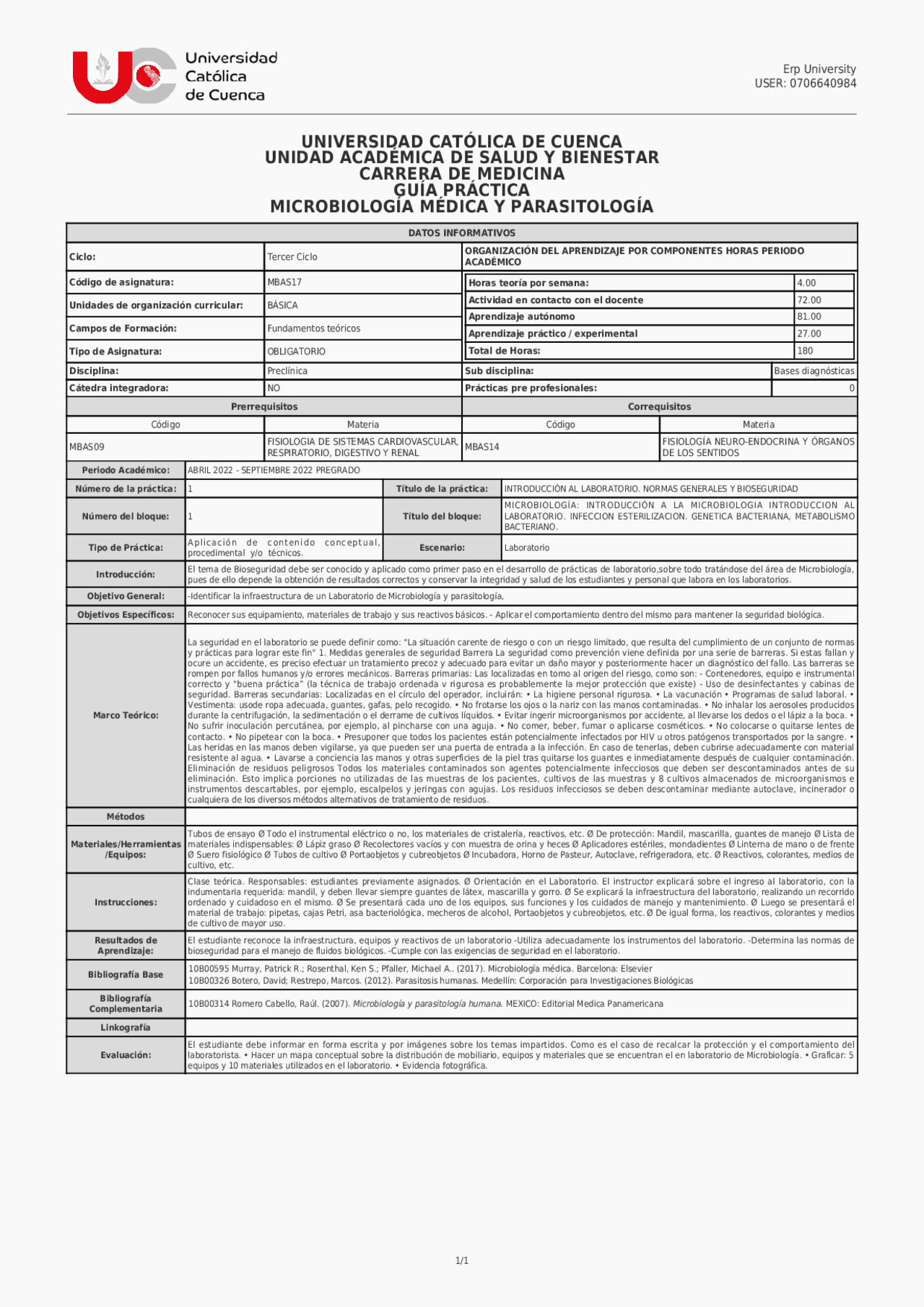 Guía Practica De Microbiología Docsity