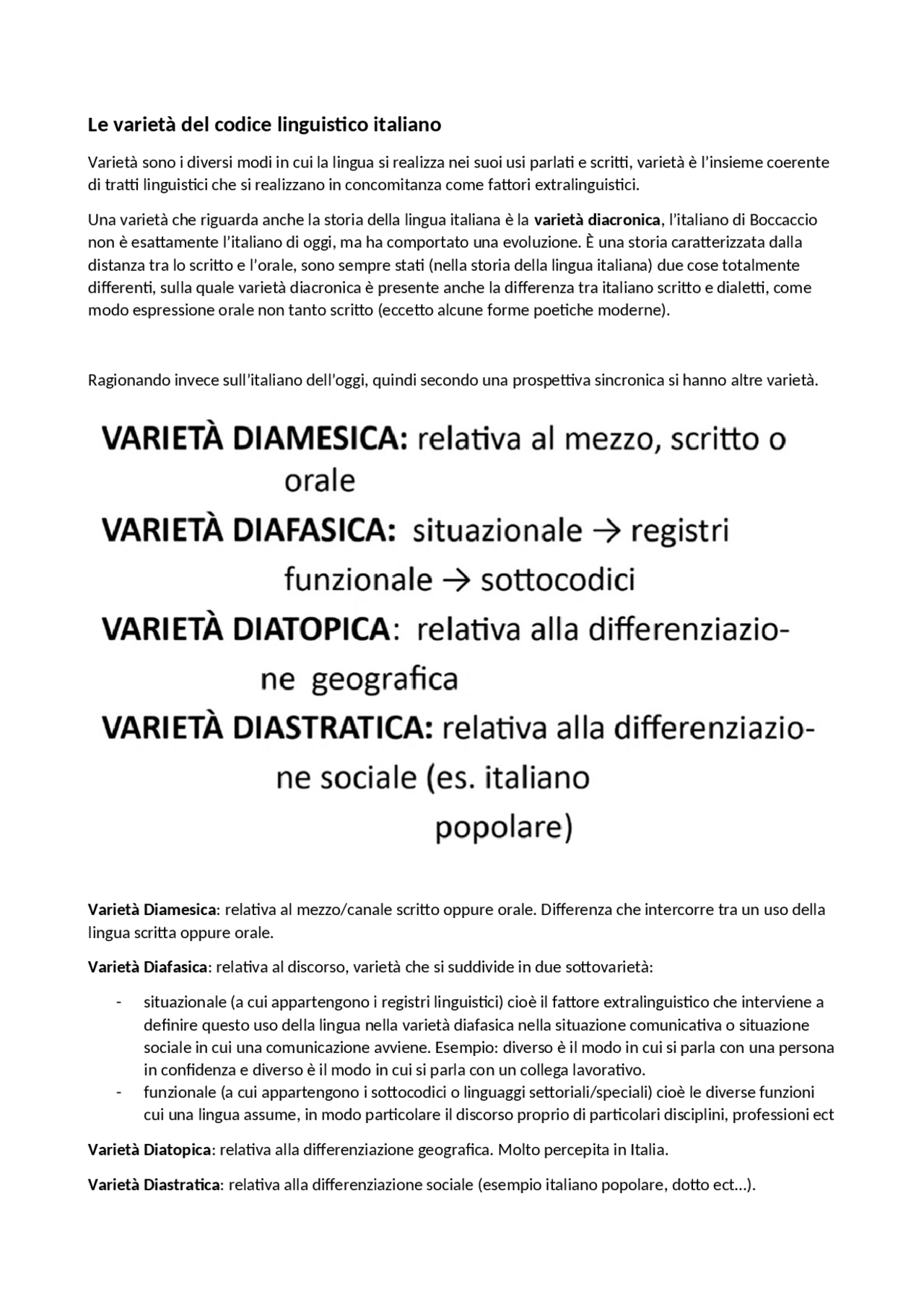 Tecniche Espressive Dellitaliano Docsity