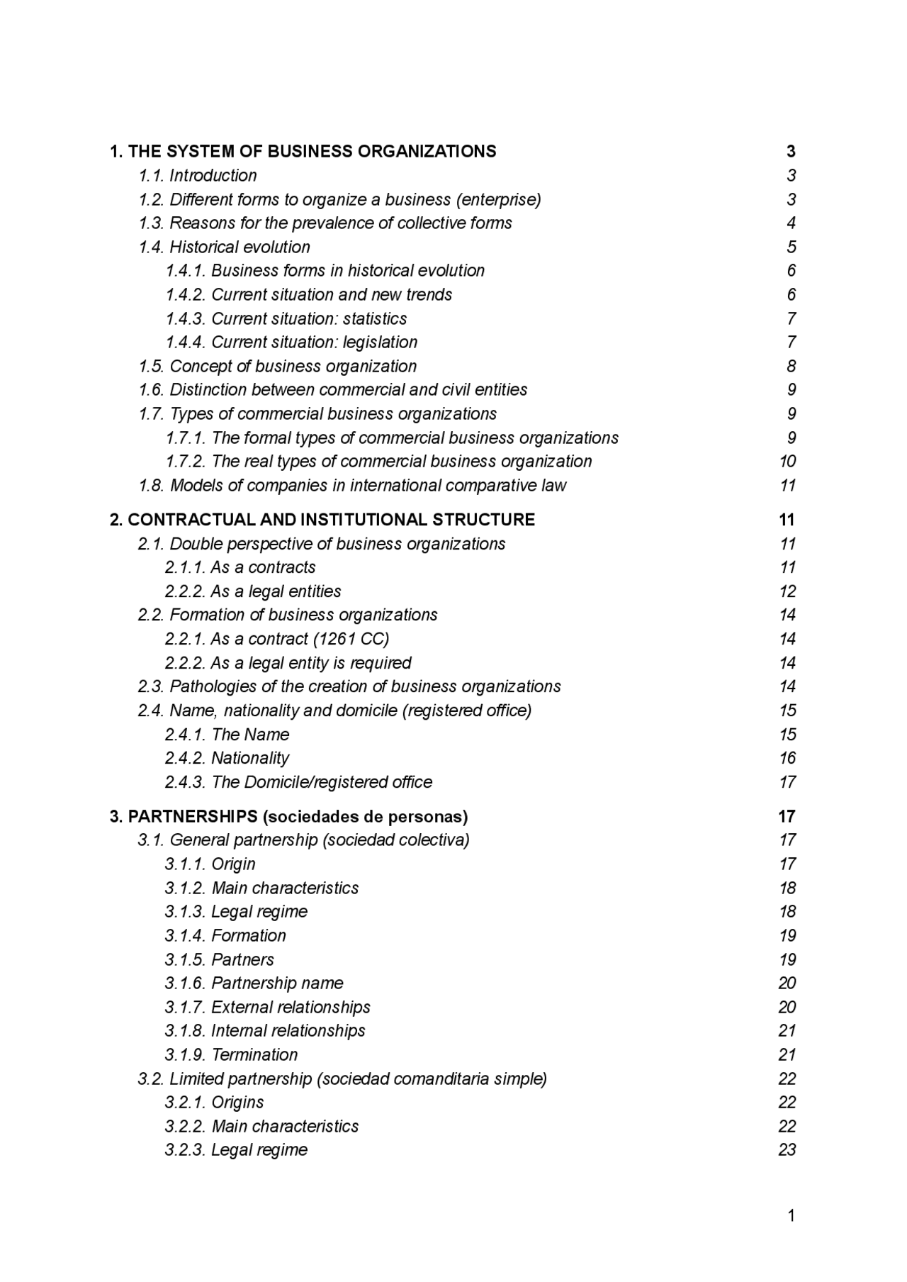 company law 2021-2022 | Summaries of Commercial Law | Docsity