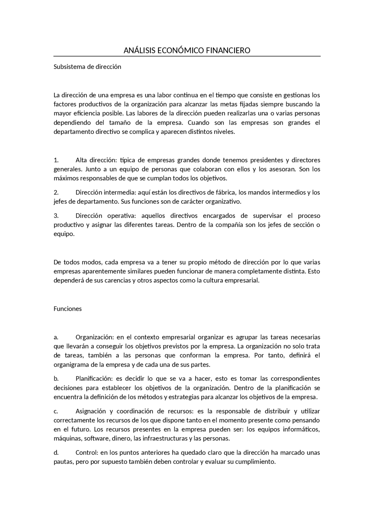 Apunte Análisis Económico Docsity