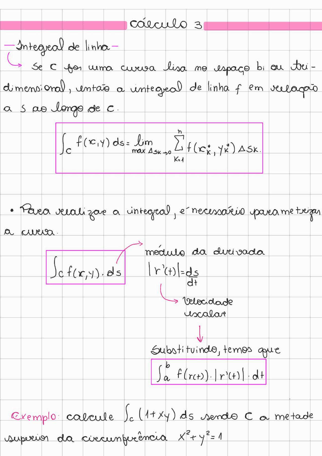 Resumo De Cálculo 3 Parte 2 Resumos Cálculo Docsity