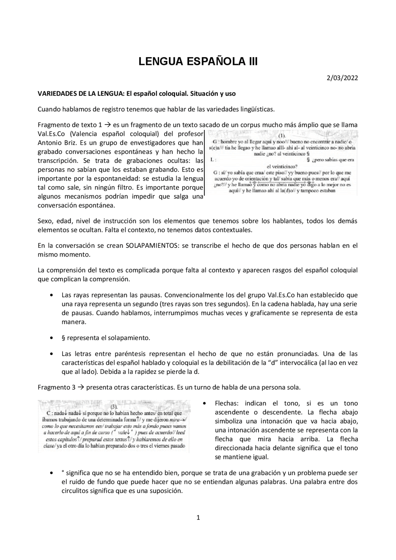 Lingua Spagnola Iii Monografico Docsity