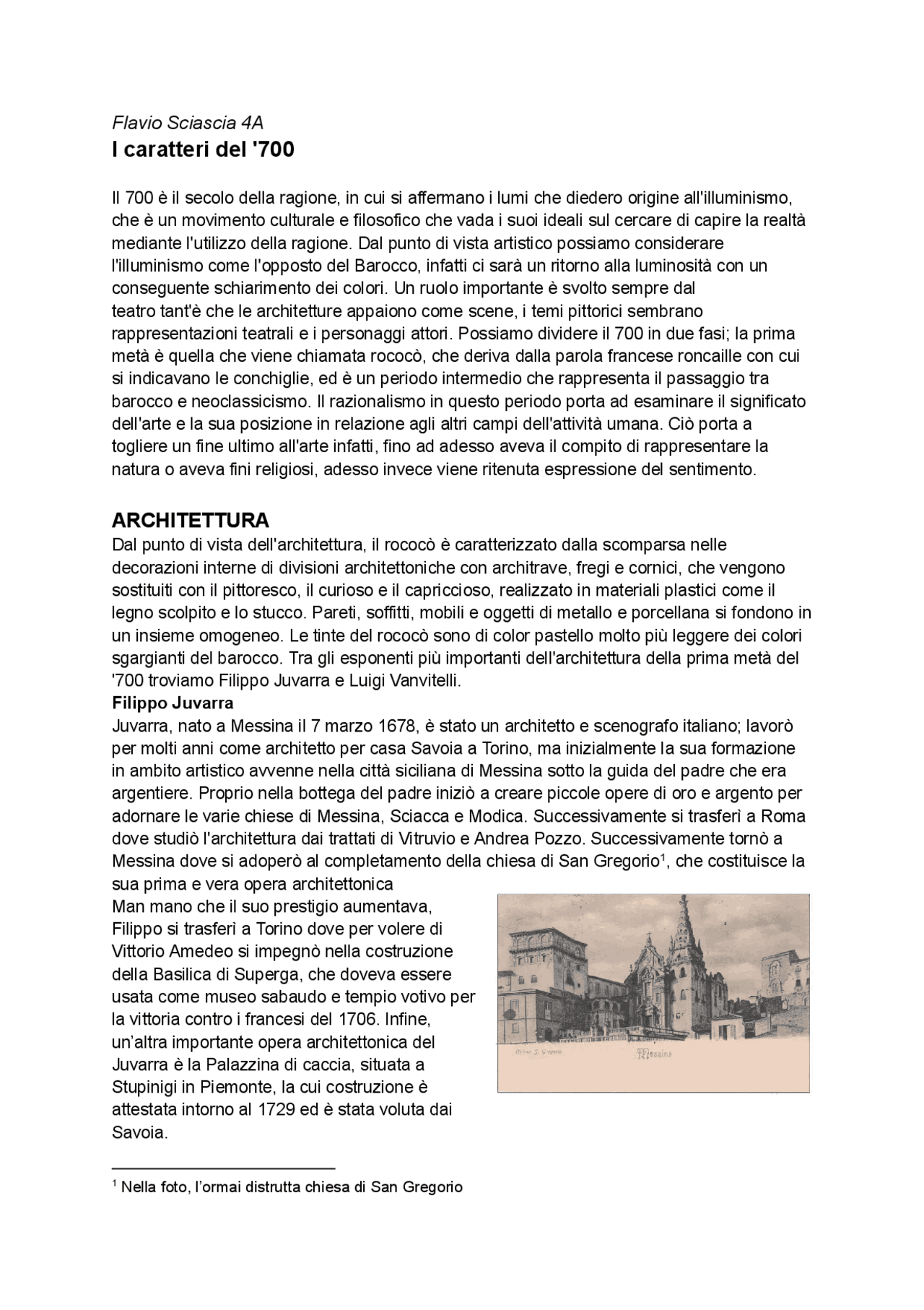 Caratteri Del Rococò Docsity