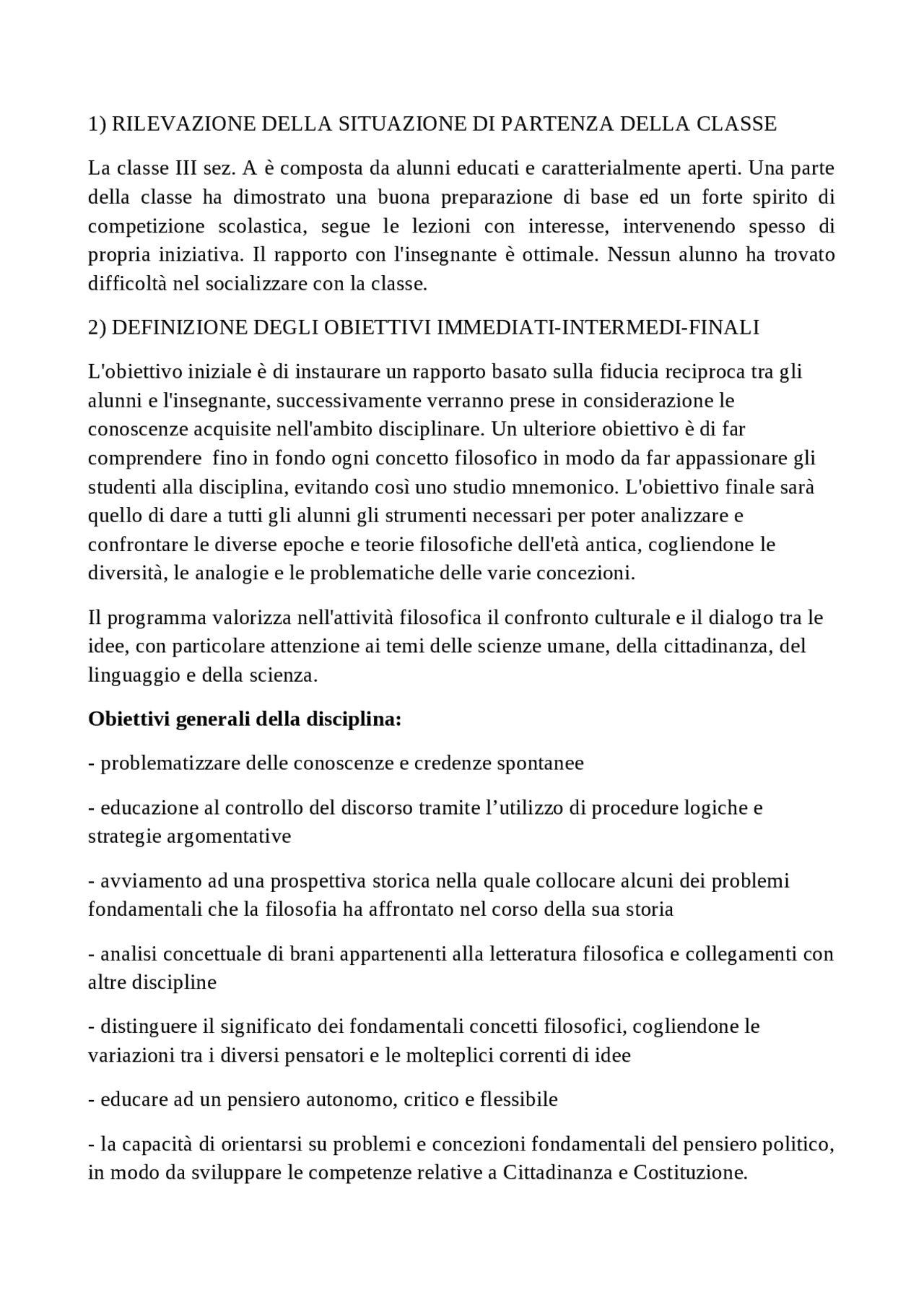 Programmazione Filosofia Classe Iii Vodiči Projekti Istraživanja
