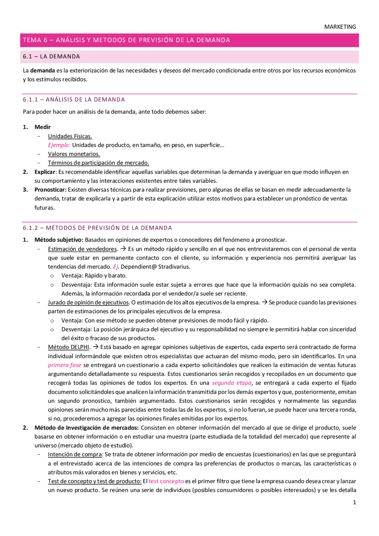 Apuntes Tema 6 Jaime Apuntes De Fundamentos De Marketing Docsity