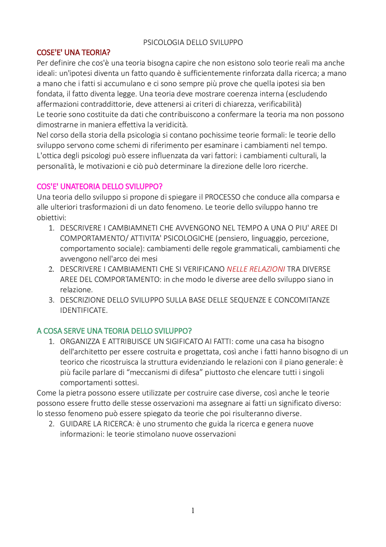 Appunti Completi Psicologia Dello Sviluppo Appunti Di Psicologia