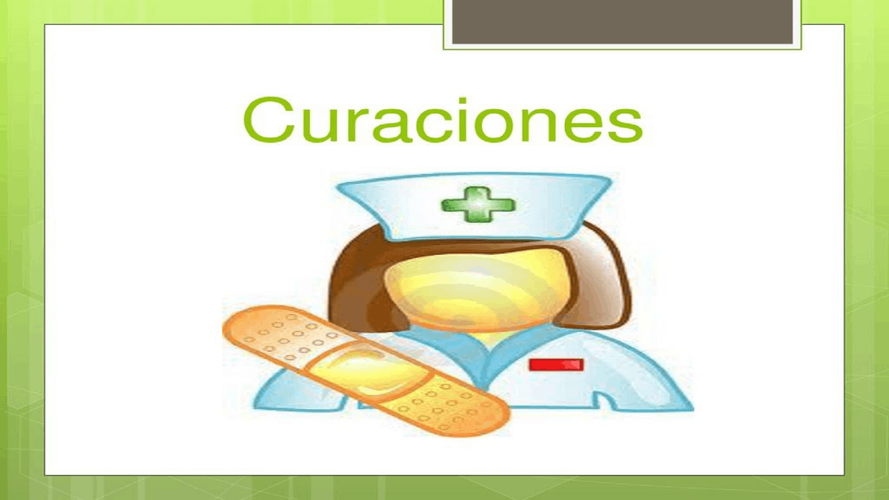 Técnica y procedimiento de curaciones | Diapositivas de Enfermería ...