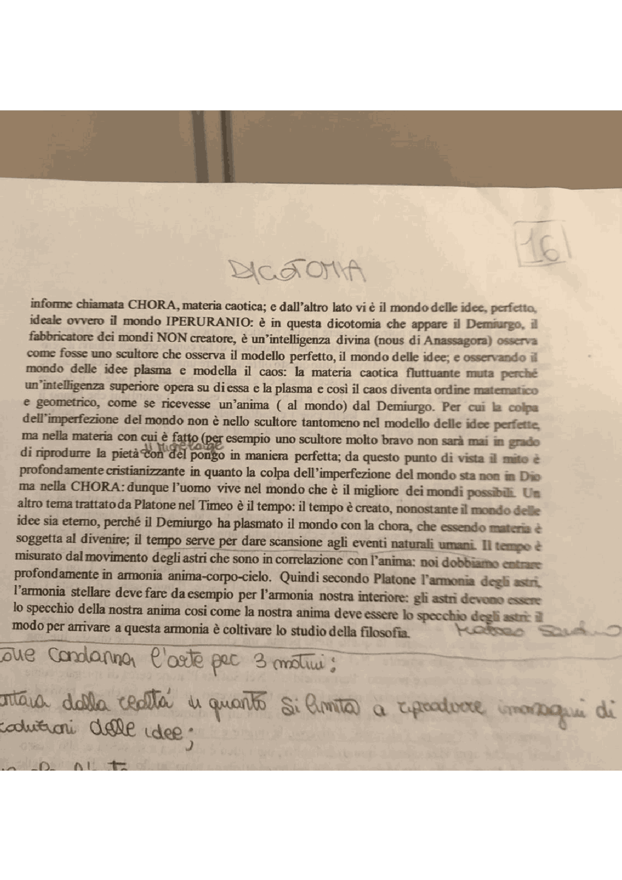 Platone Appunti Docsity