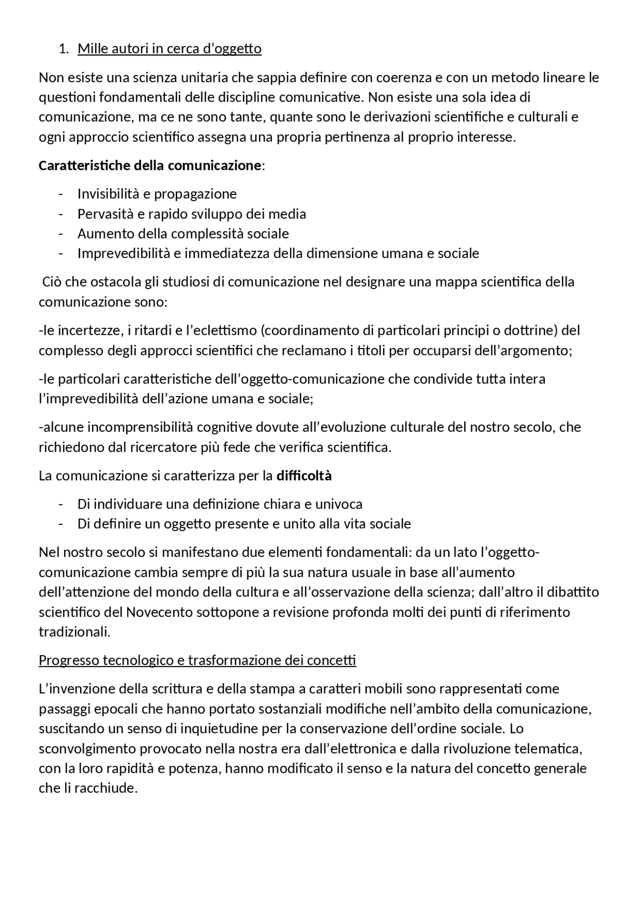 Le Scienze Della Comunicazione Morcellini Fatelli Docsity