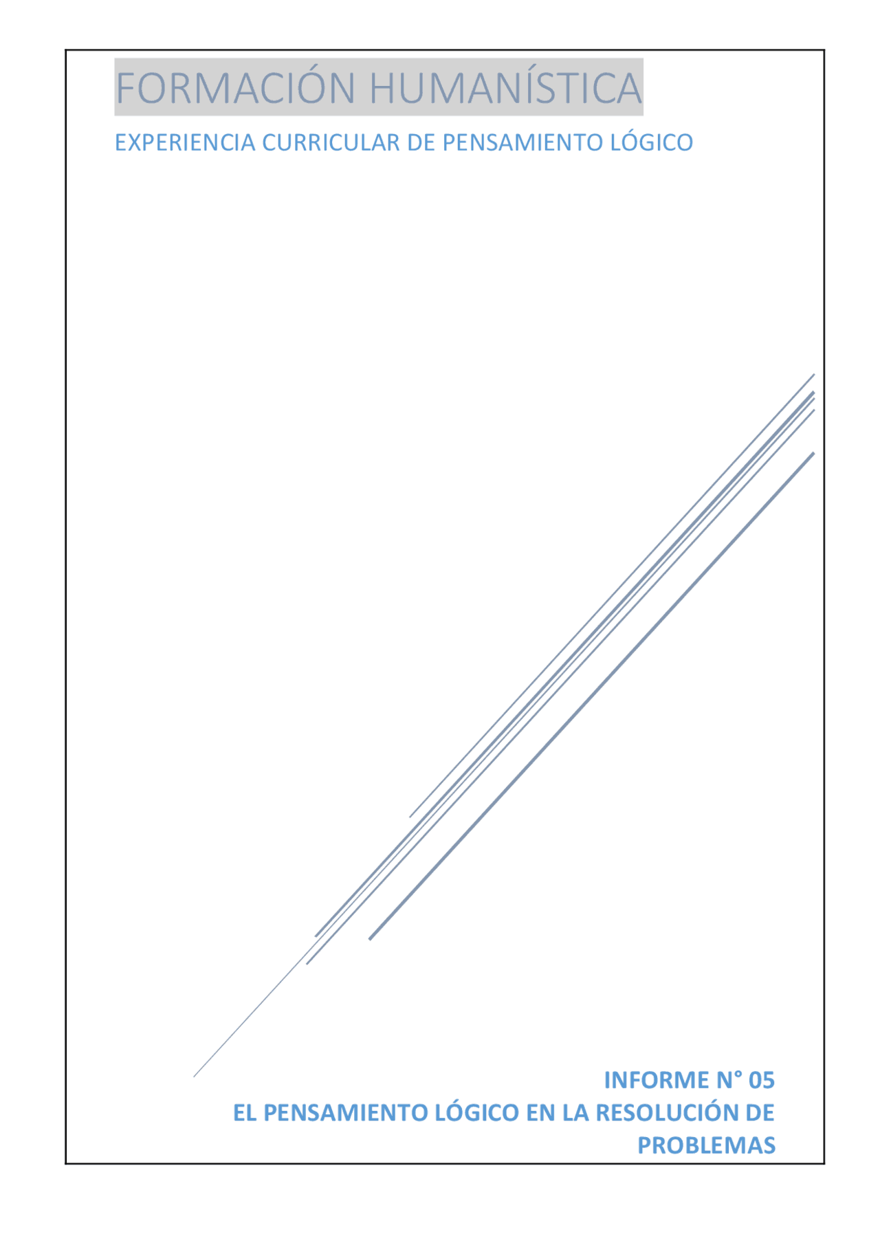 El pensamiento logico en la resolucion de problemas | Ejercicios de ...