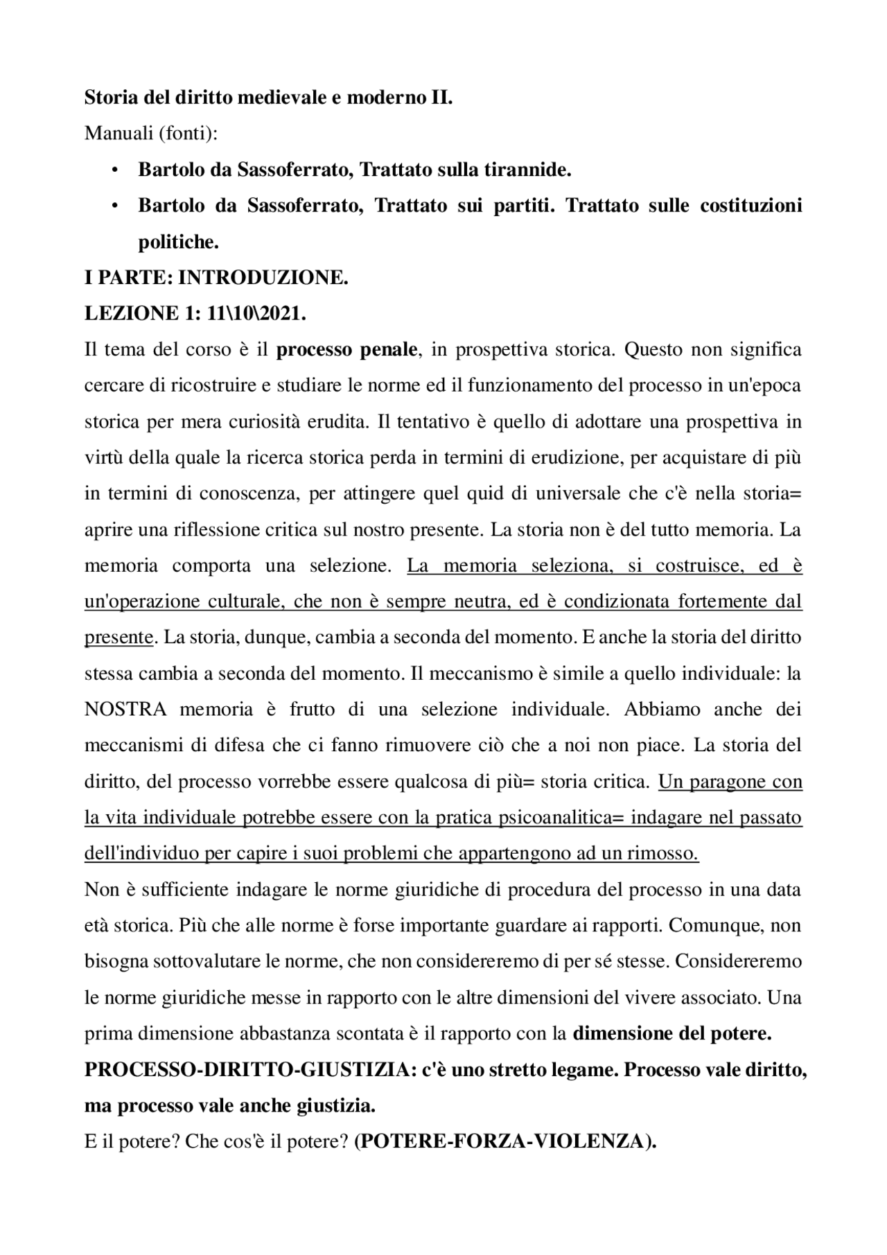 Appunti Completi Di Ogni Lezione Storia Del Diritto Medievale E Moderno